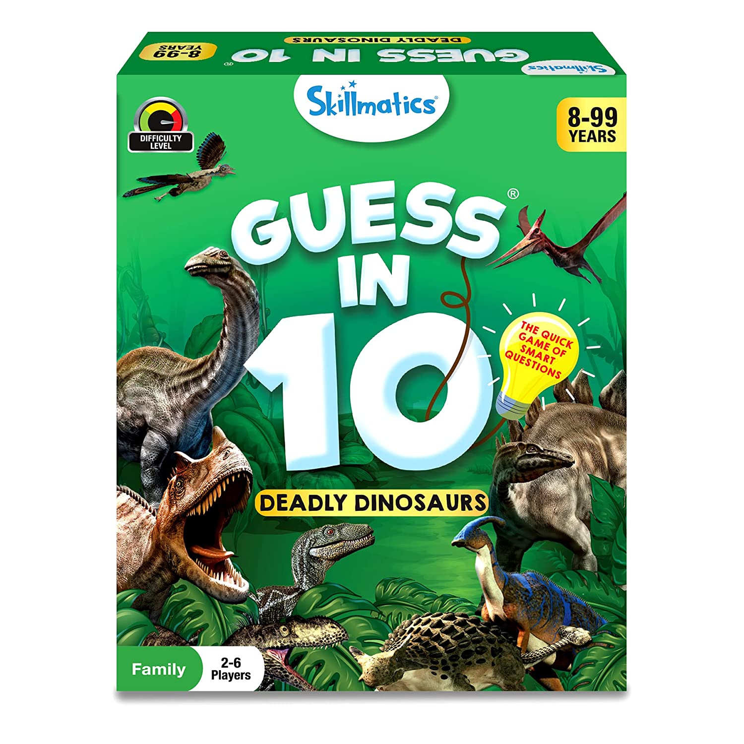 Skillmatics Guess In 10 Deadly Dinosaurs Board Game – Toyworld Australia
