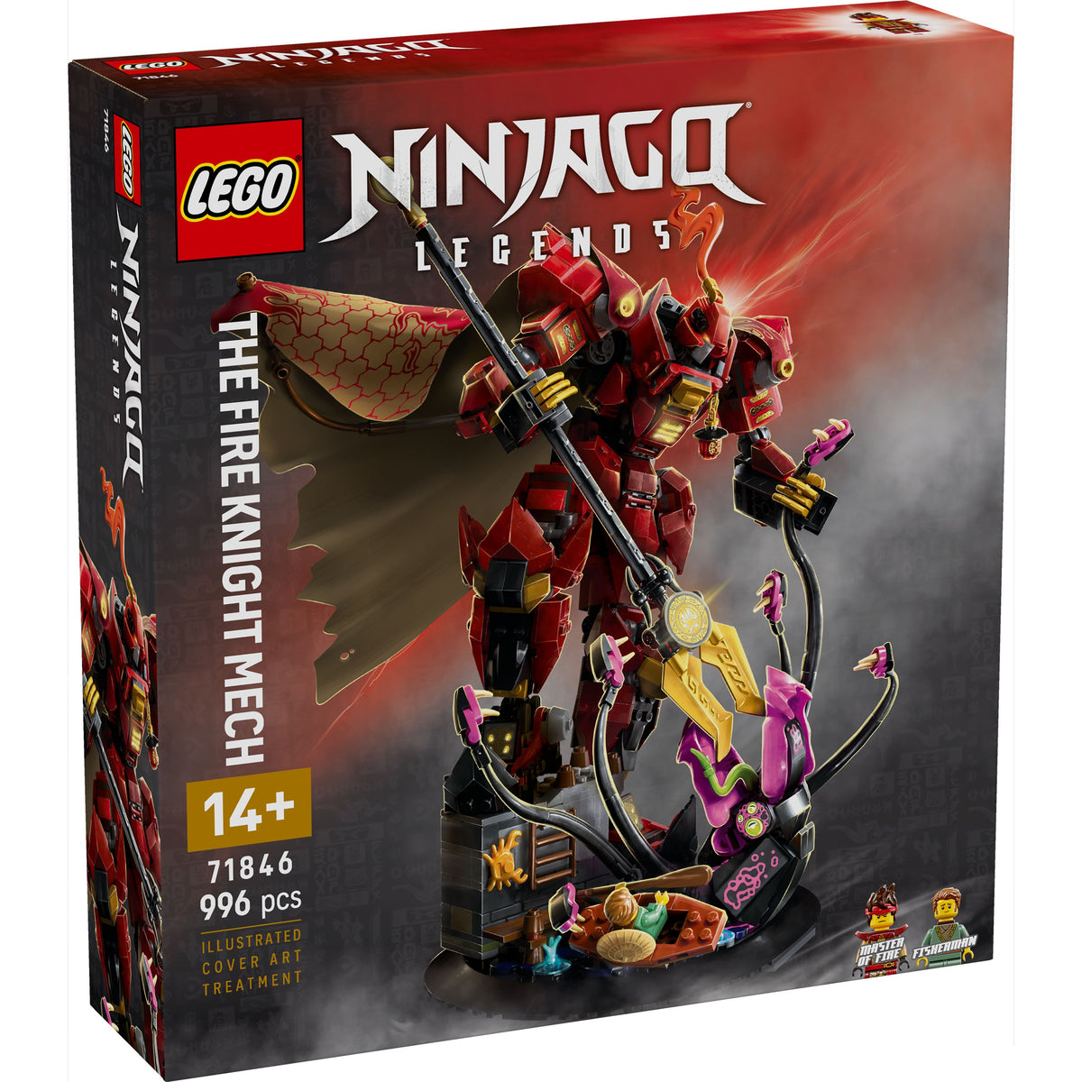 LEGO 71846 NINJAGO The Fire Knight Mech – Toyworld Australia
