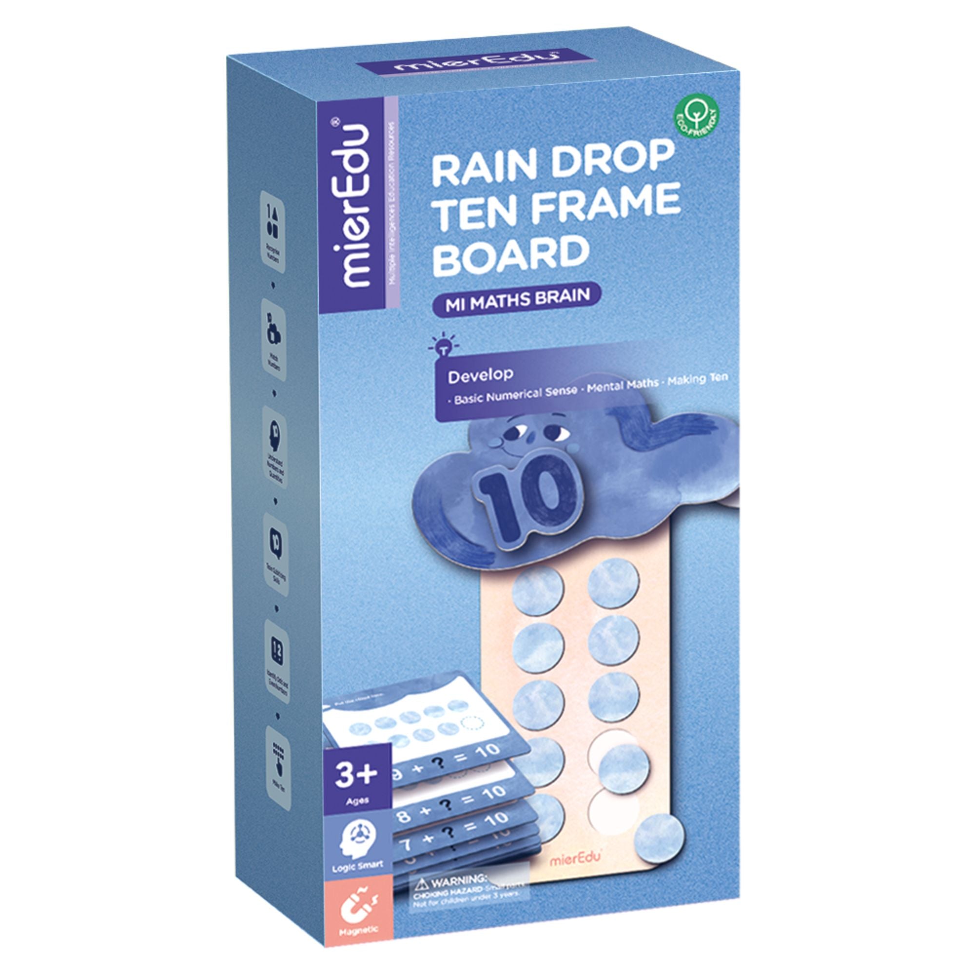 mierEdu Rain Drop Ten Frame Board – Toyworld Australia