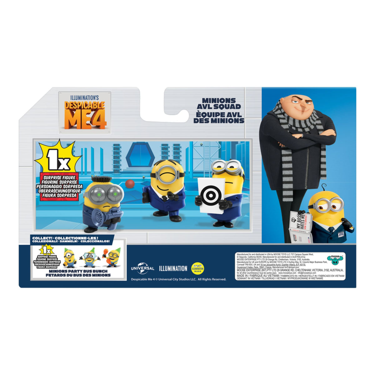 DESPICABLE ME 4 MINIONS AVL SQUAD – Toyworld Australia