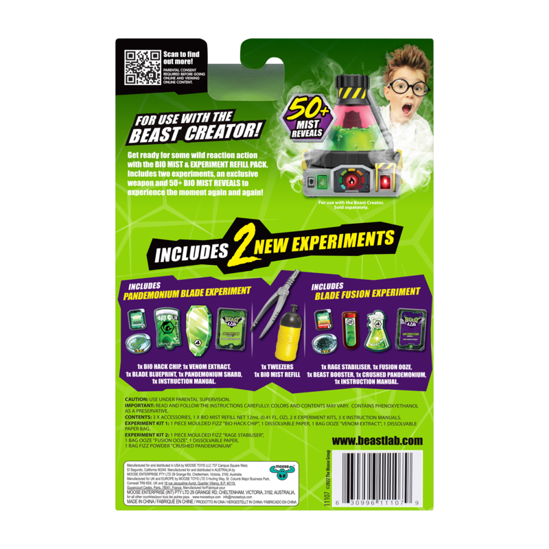 Beast Lab Bio Mist And Experiment Refill Pack – Toyworld Australia