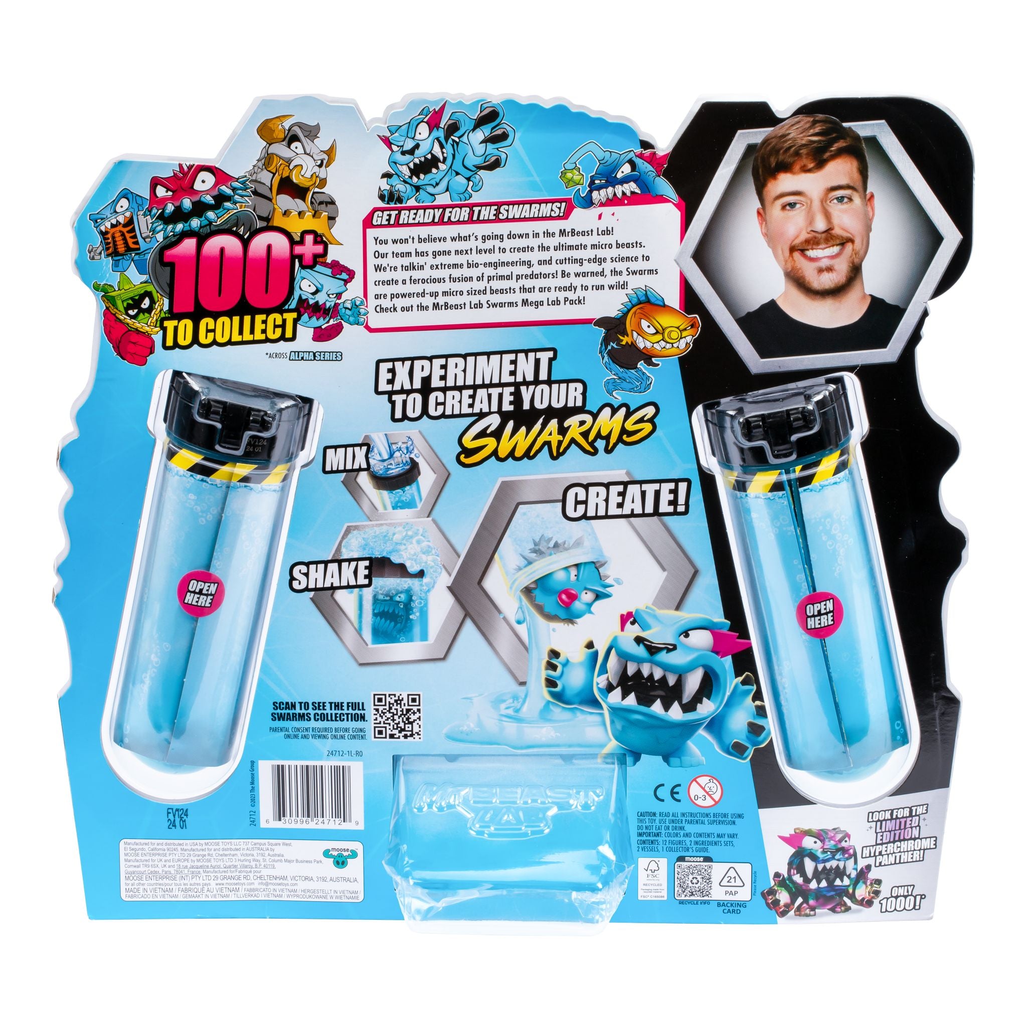MrBeast Lab Swarms Mega Lab 12 Pack Assortment 1 – Toyworld Australia