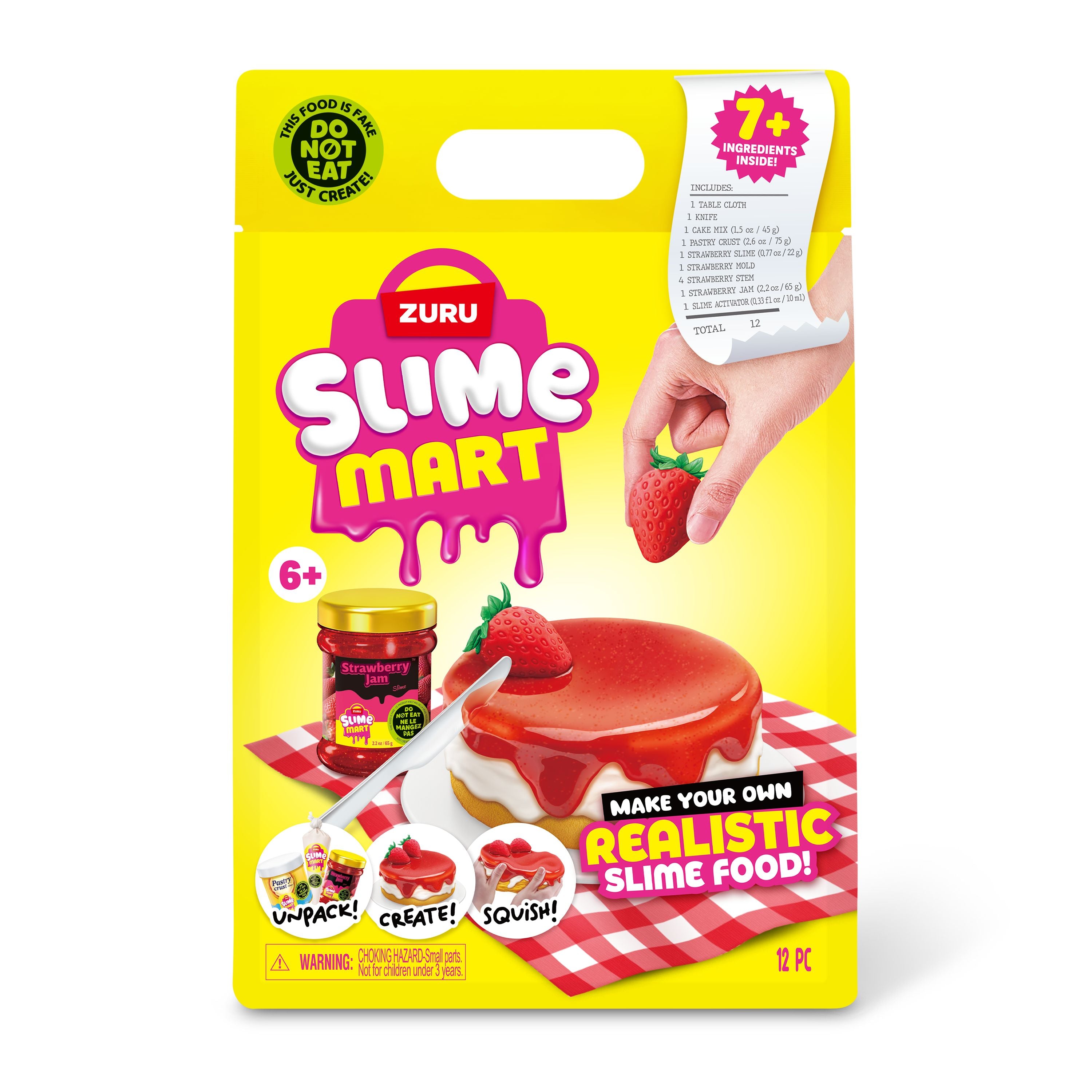 ZURU Slime Mart Small Shopping Bag Series 1 Strawberry Cheesecake ...