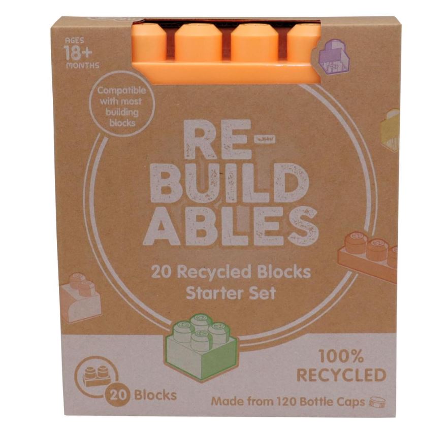 Rebuildables Blocks Starter Set - 20 Blocks – Toyworld Australia