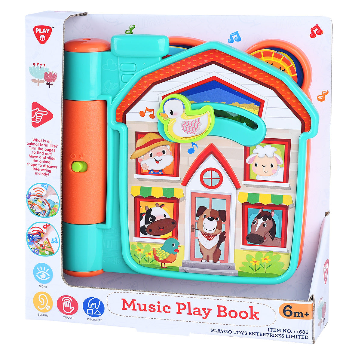Playgo Toys Ent. Ltd. Battery Operated Music Play Book – Toyworld Australia