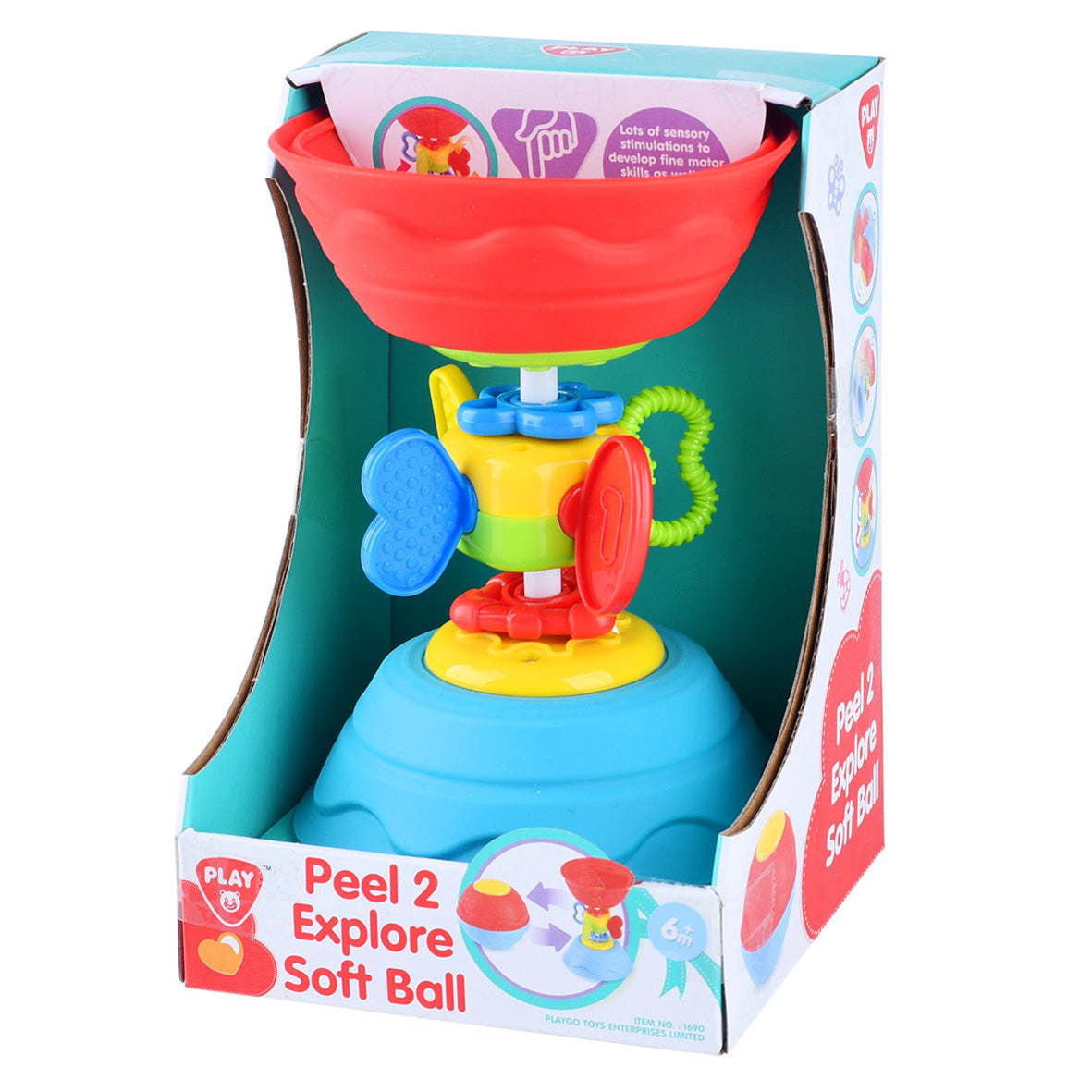 Playgo Toys Ent. Ltd. Peel 2 Explore Soft Ball – Toyworld Australia