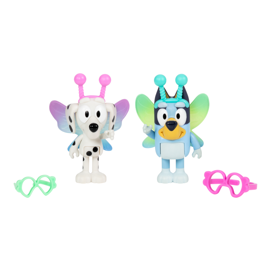 BLUEY S10 FIGURE 2 PACK - ALIENS BLUEY & CHLOE – Toyworld Australia