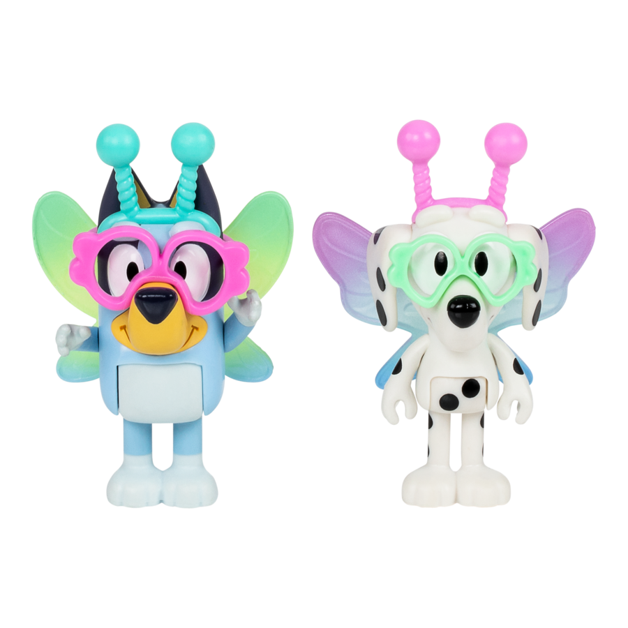 BLUEY S10 FIGURE 2 PACK - ALIENS BLUEY & CHLOE – Toyworld Australia