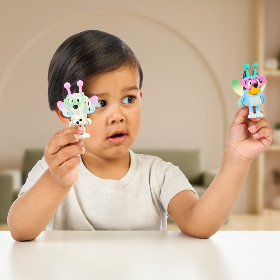 BLUEY S10 FIGURE 2 PACK - ALIENS BLUEY & CHLOE – Toyworld Australia