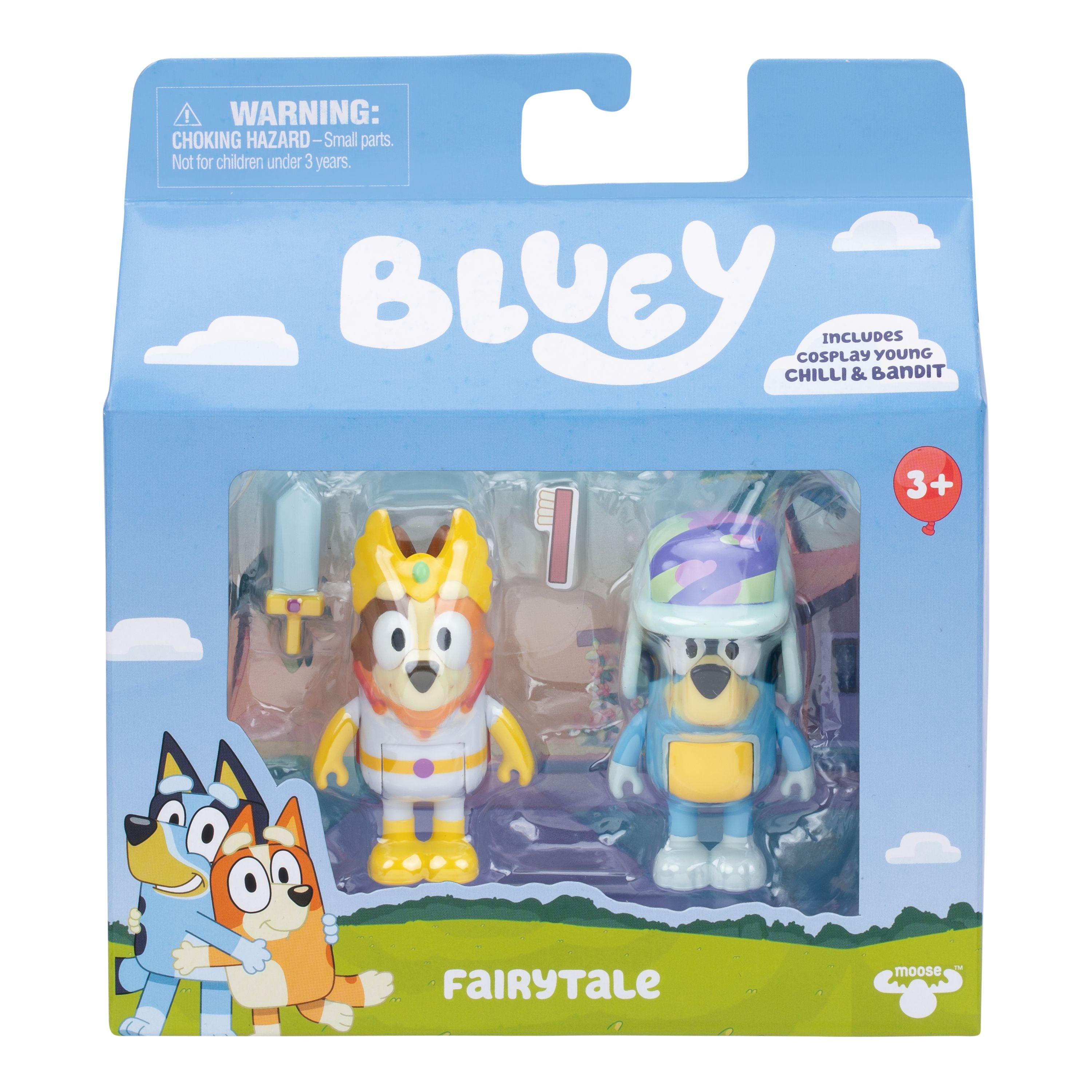 Bluey Series 12 Fairytale 2 Figure Pack - Chilli & Bandit – Toyworld ...