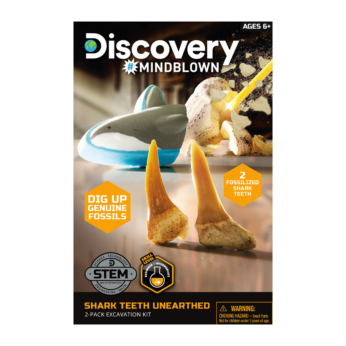 Discovery Mindblown Shark Teeth Unearthed Excavation Kit – Toyworld ...