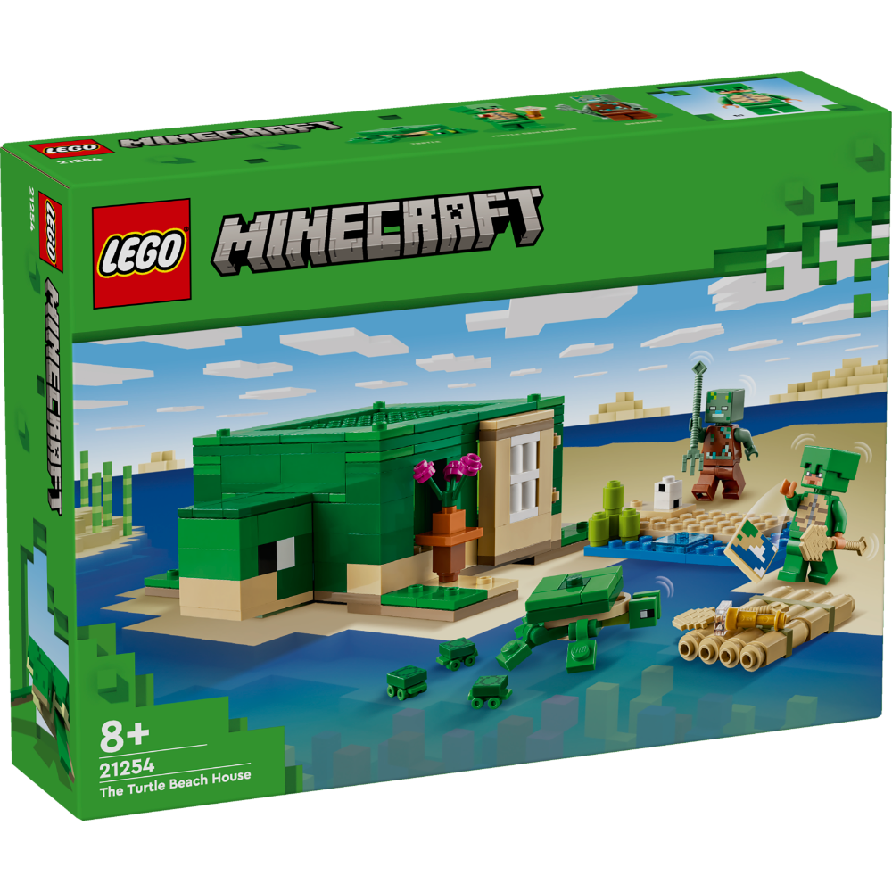 LEGO 21254 Minecraft The Turtle Beach House – Toyworld Australia