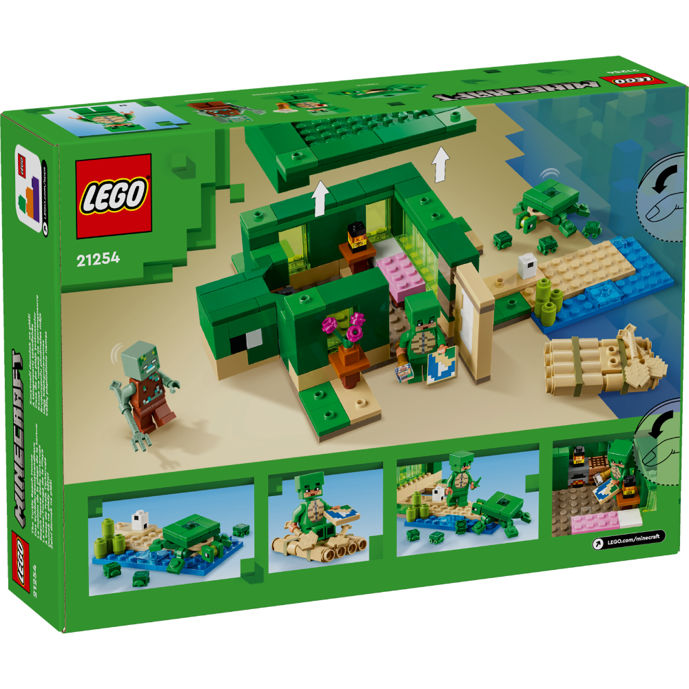 LEGO 21254 Minecraft The Turtle Beach House – Toyworld Australia
