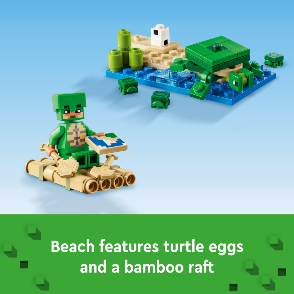 LEGO 21254 MINECRAFT THE TURTLE BEACH HOUSE – Toyworld Australia