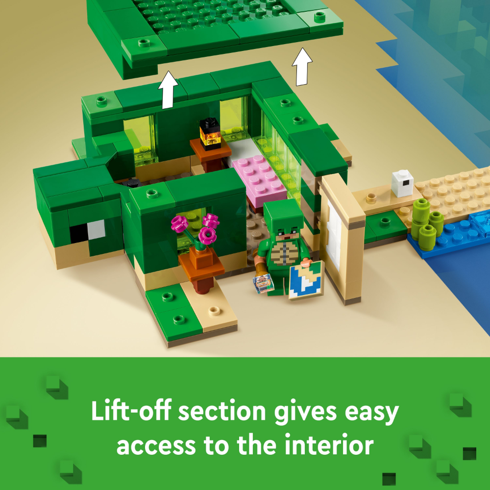 LEGO 21254 Minecraft The Turtle Beach House – Toyworld Australia