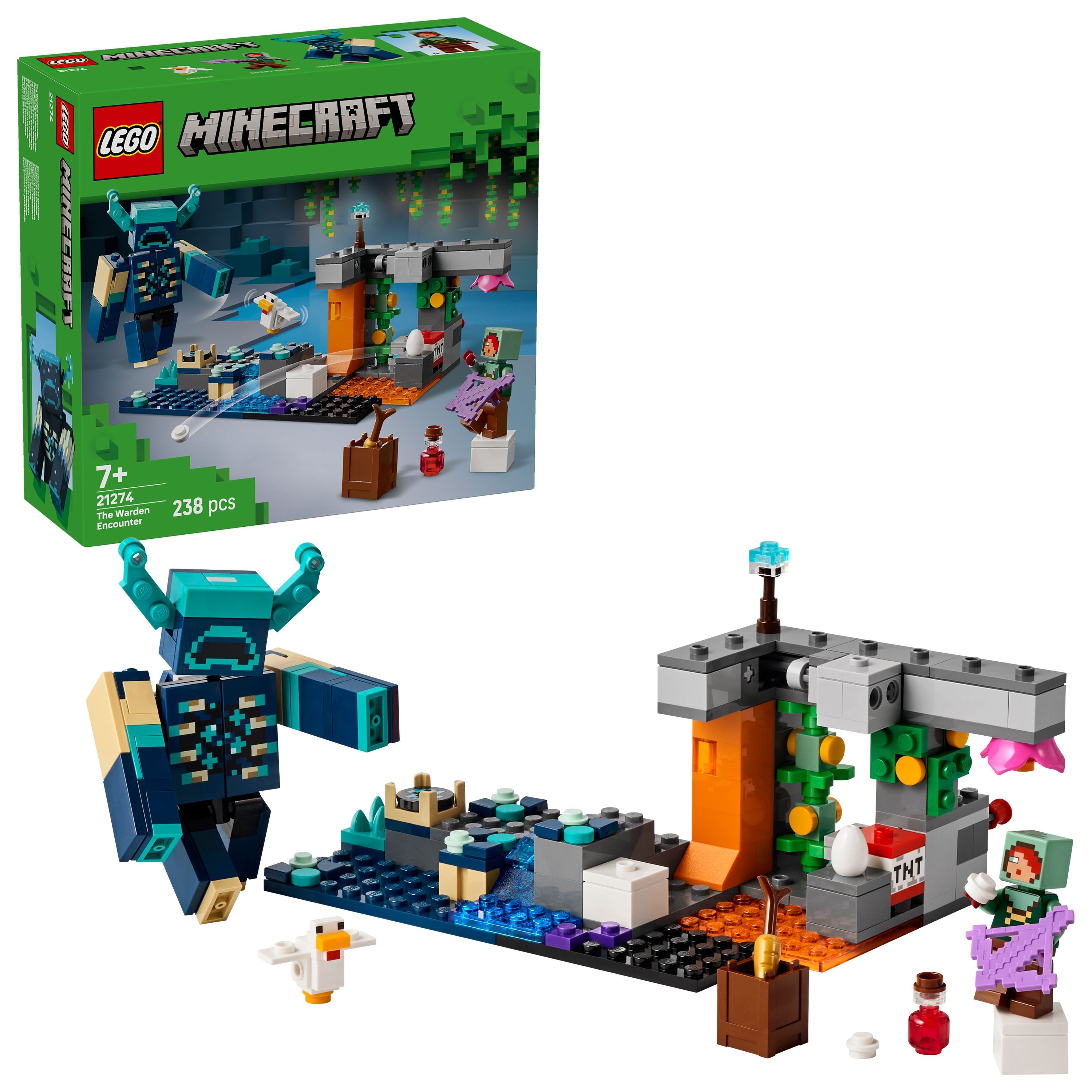 LEGO 21274 Minecraft The Warden Encounter – Toyworld Australia