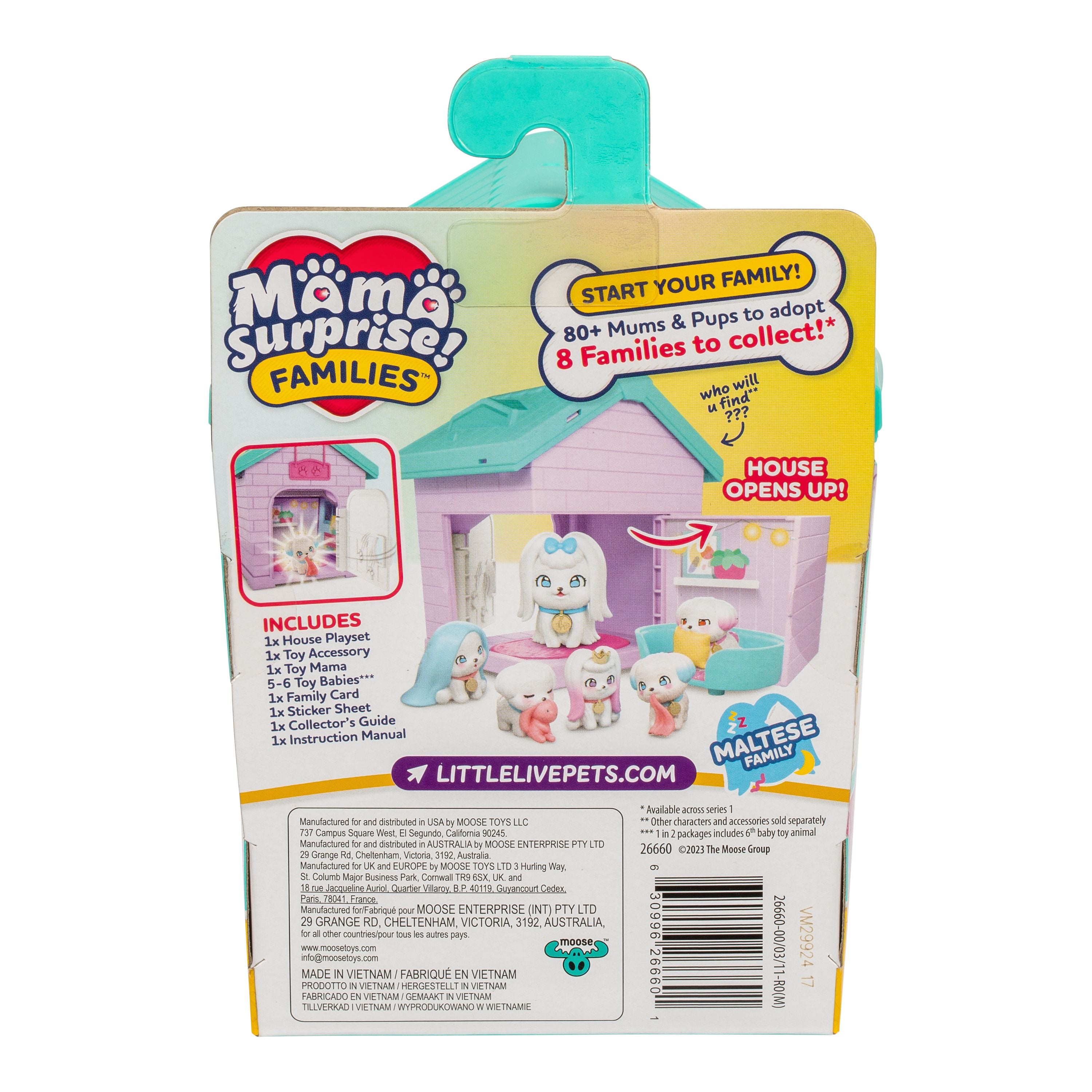 Little Live Pets Mama Surprise Families S1 Mama's House Assorted Style ...