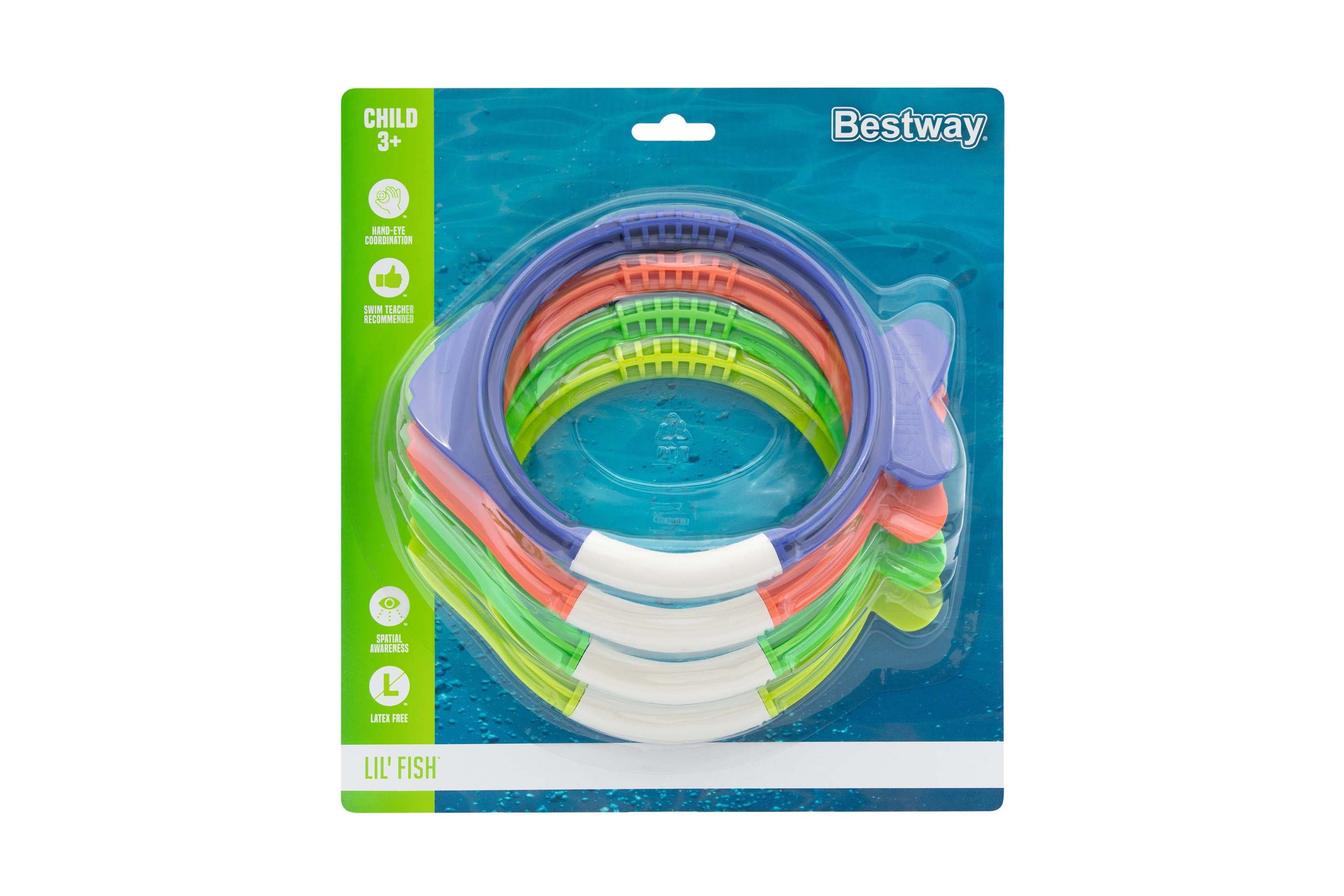 Bestway Lil Fish Dive Rings Assorted Styles – Toyworld Australia