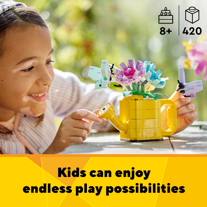 LEGO 31149 Creator Flowers In Watering Can – Toyworld Australia