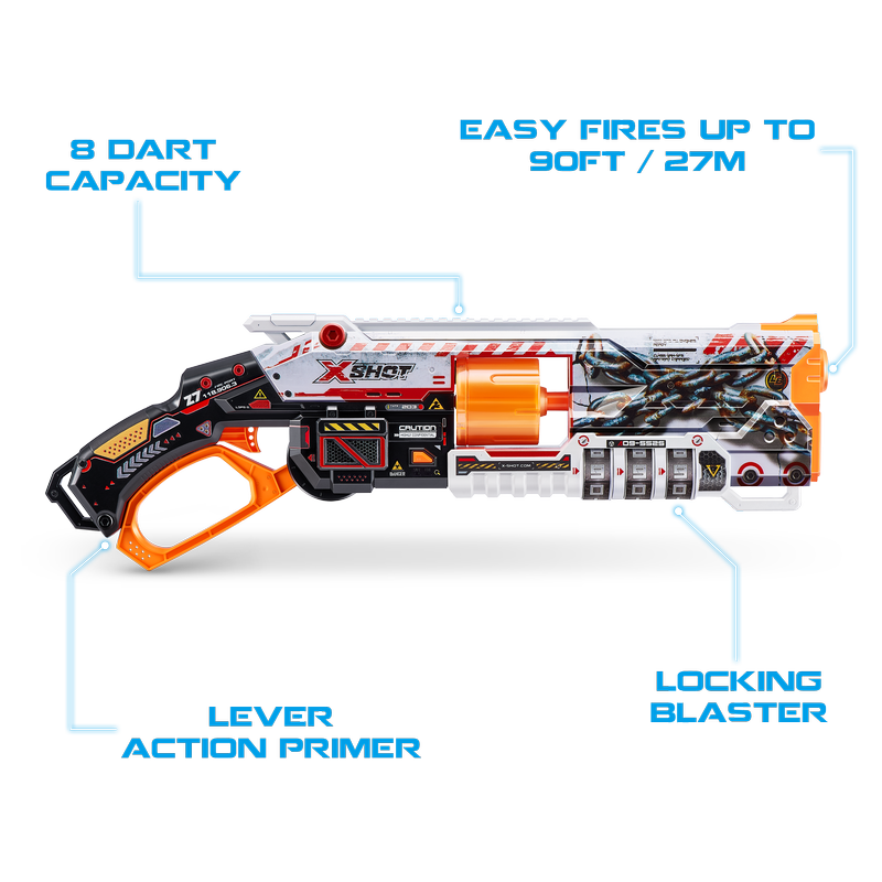 ZURU X Shot Skins Lock Blaster – Toyworld Australia