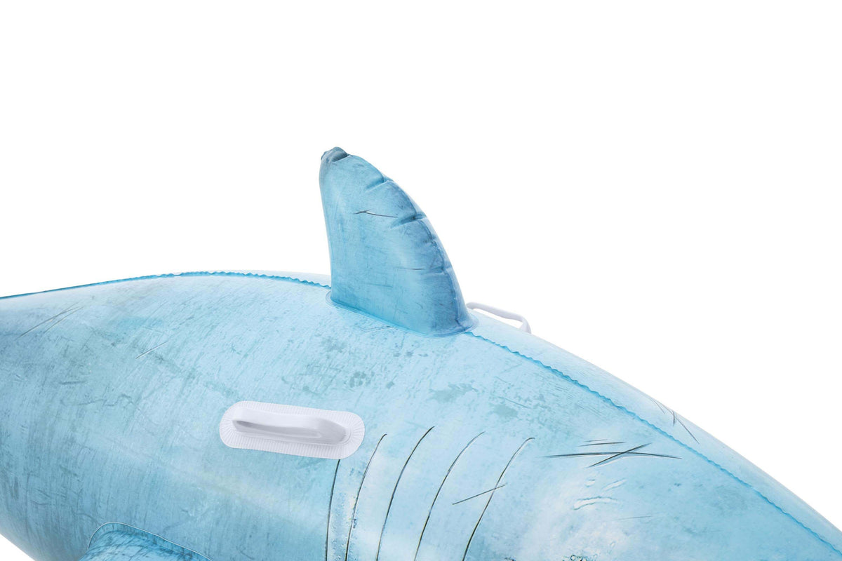 Bestway Realistic Shark Ride On Pool Float – Toyworld Australia