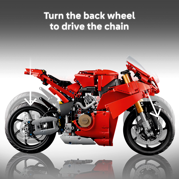 LEGO 42202 Technic Ducati Panigale V4 S Motorcycle – Toyworld Australia