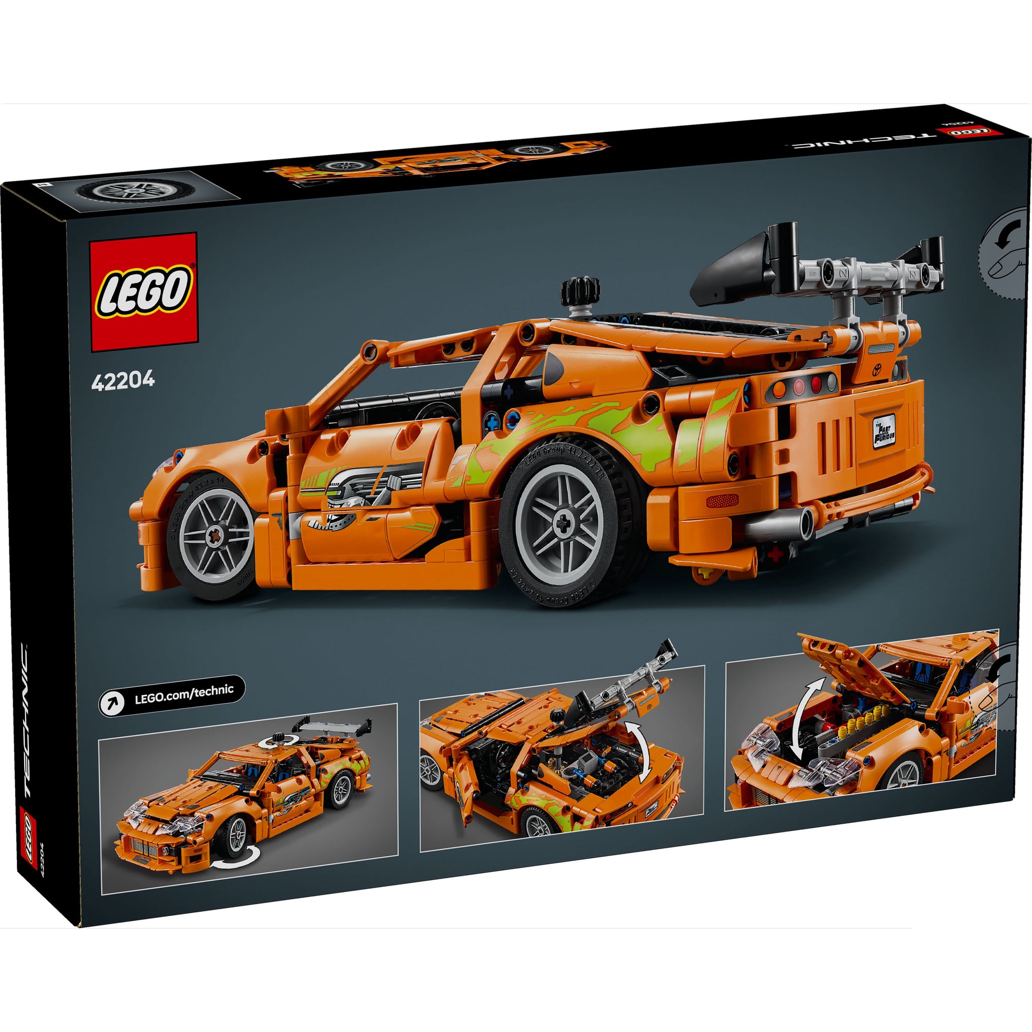LEGO 42204 Technic Fast and Furious Toyota Supra MK4 – Toyworld Australia