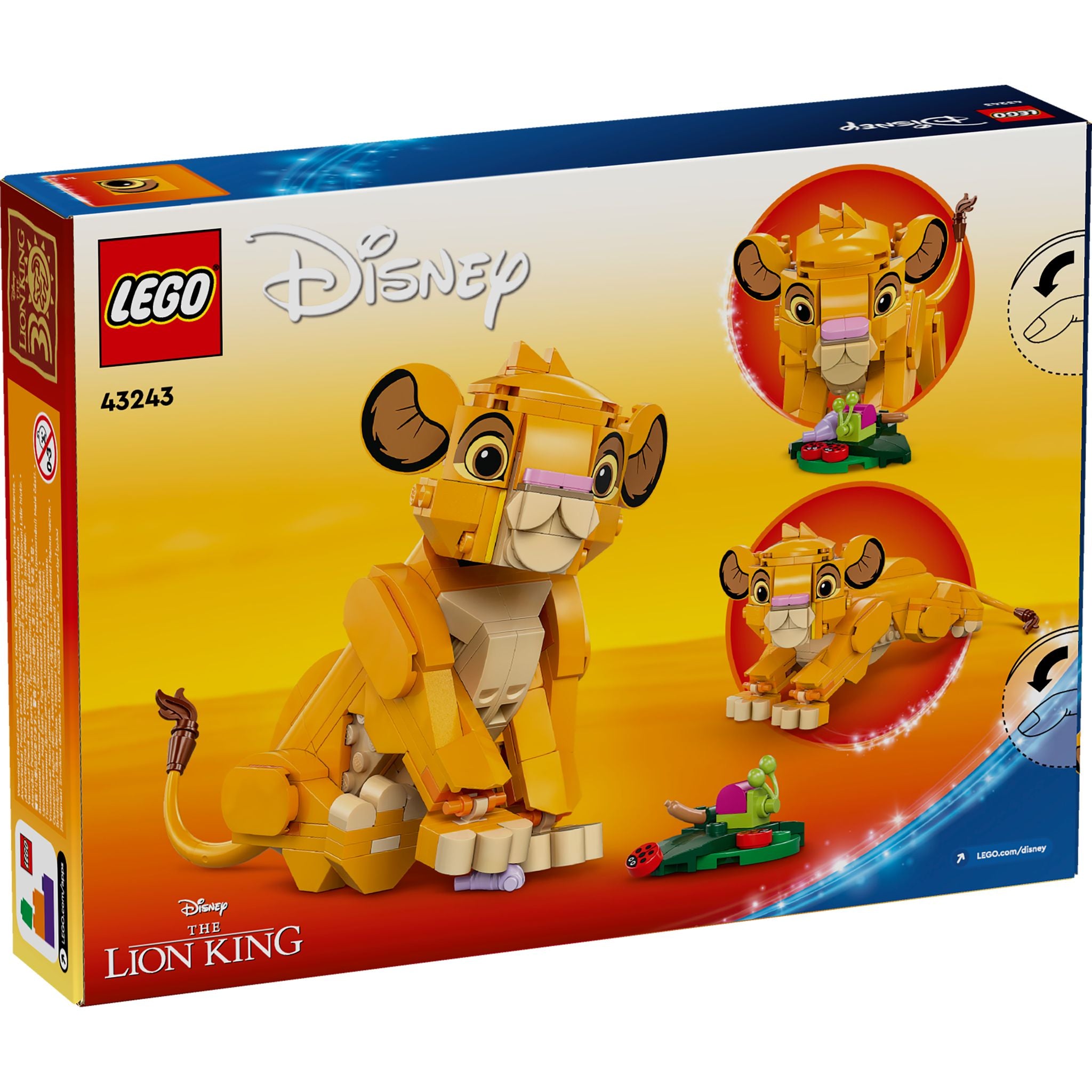 LEGO 43243 Disney Classic Simba The Lion King Cub – Toyworld Australia