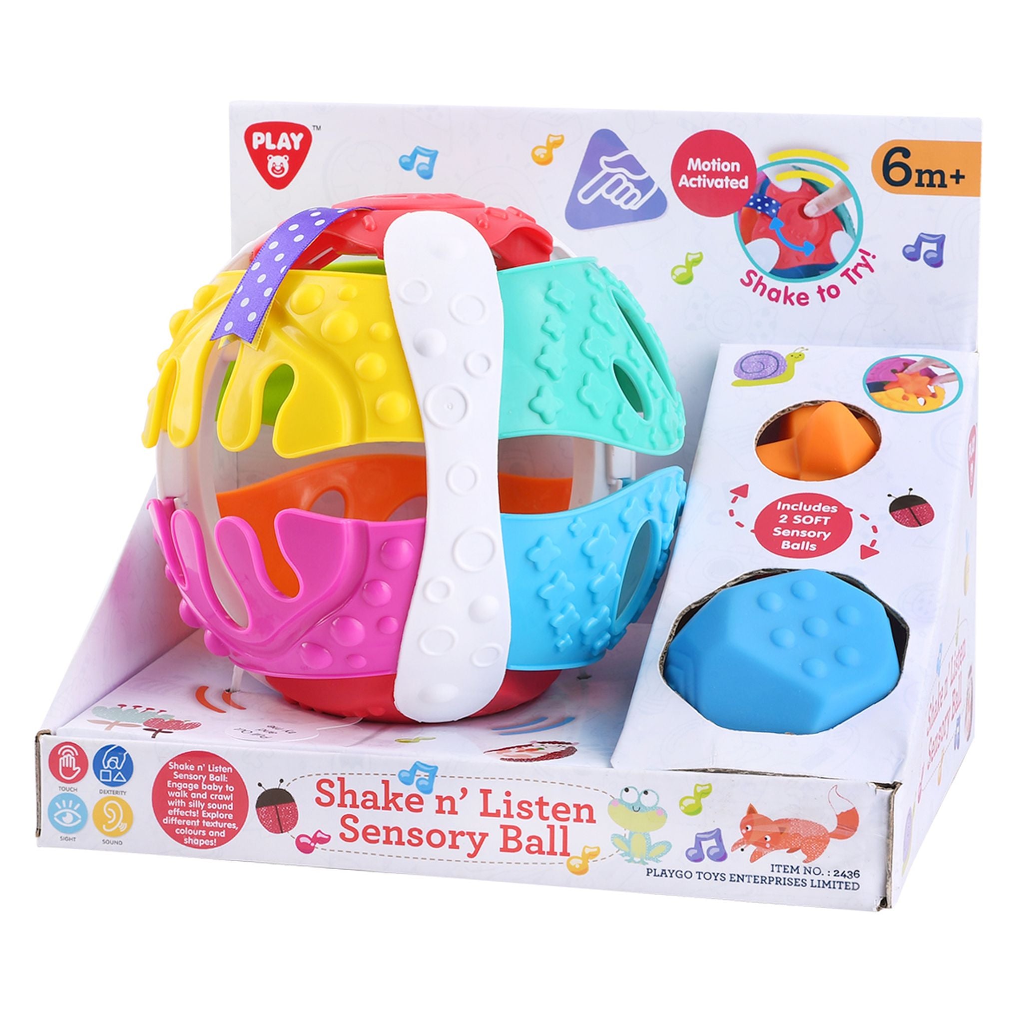 Playgo Toys Shake n' Listen Sensory Ball – Toyworld Australia