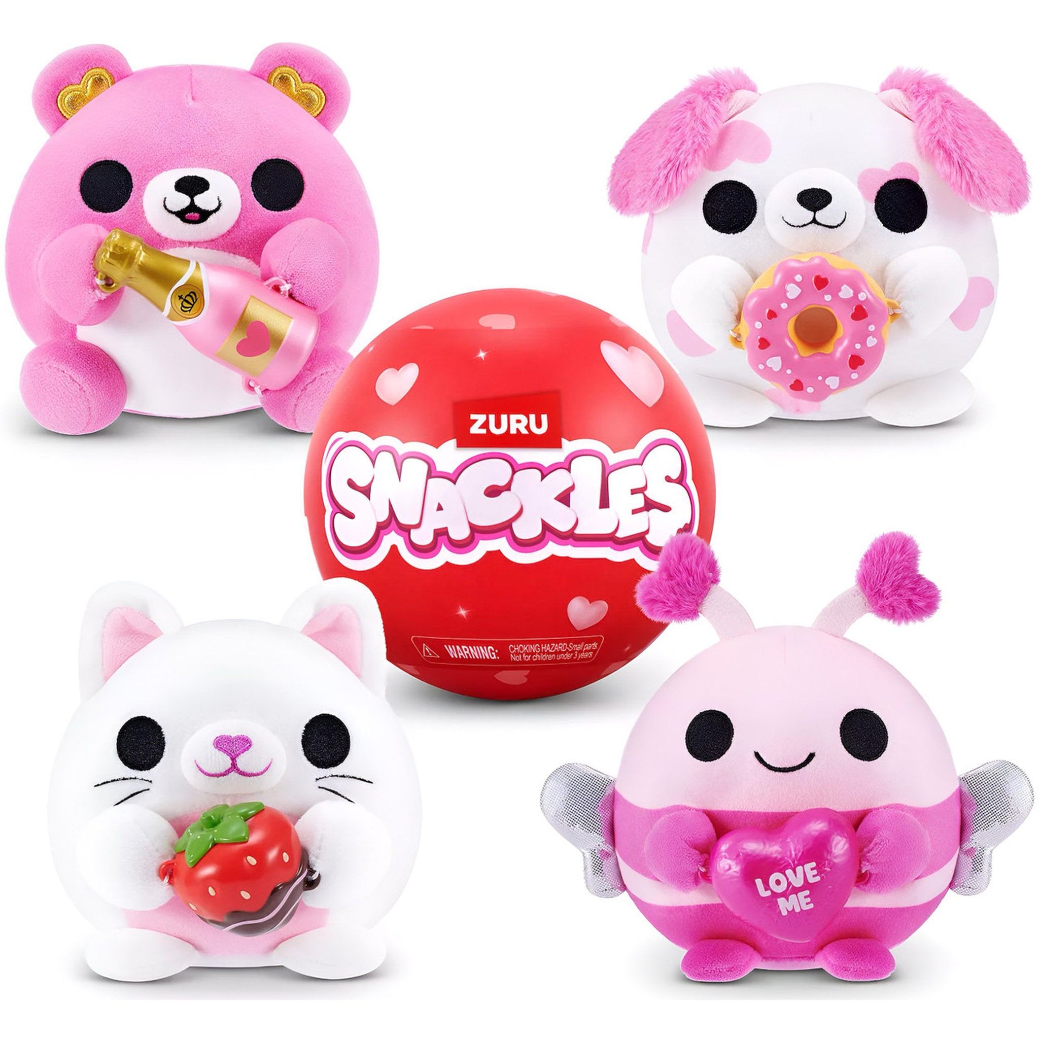ZURU Snackles 5 Inch Plush Love Series 2 - Blind Box – Toyworld Australia