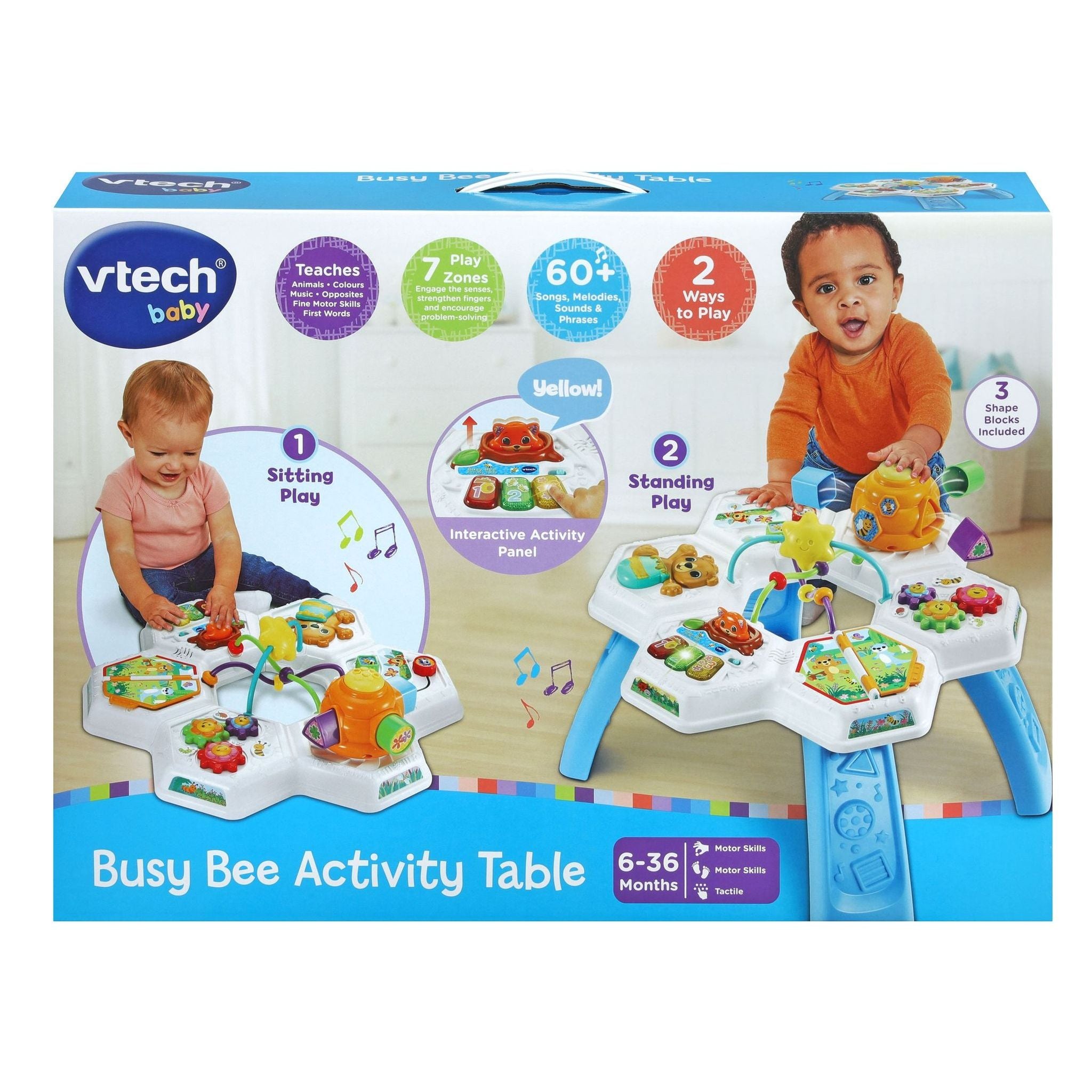 VTech Busy Bee Activity Table - Blue – Toyworld Australia
