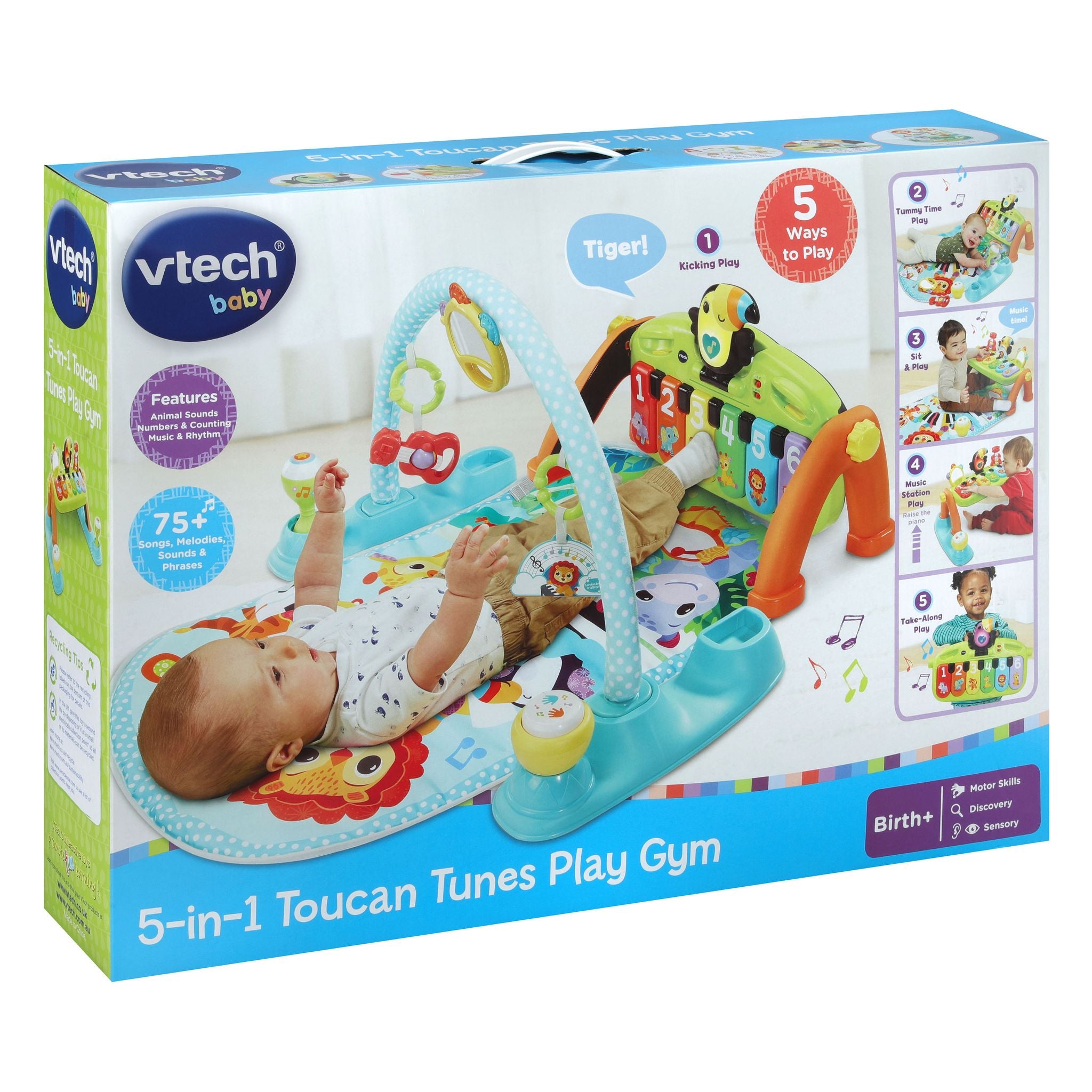 VTech 5 In 1 Toucan Tunes Play Gym – Toyworld Australia