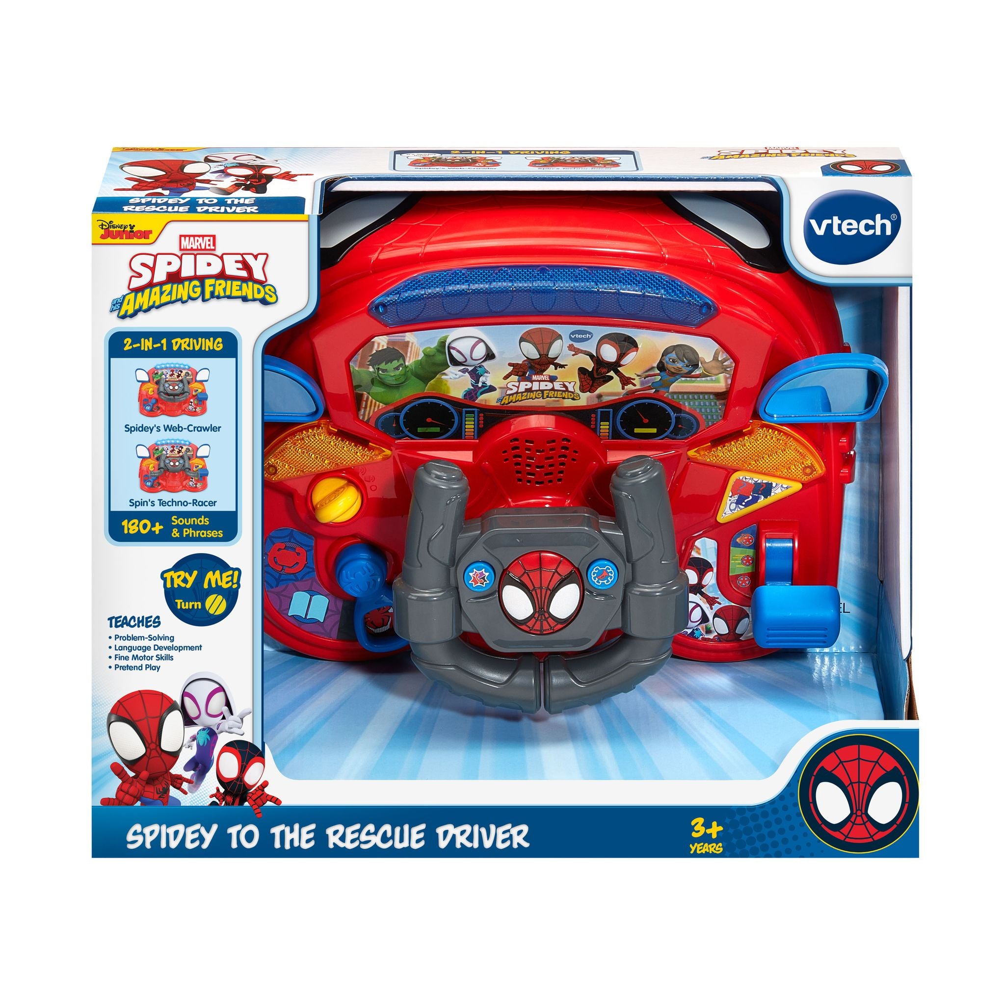 VTech Spidey & His Amazing Friends Spidey To The Rescue Driver ...