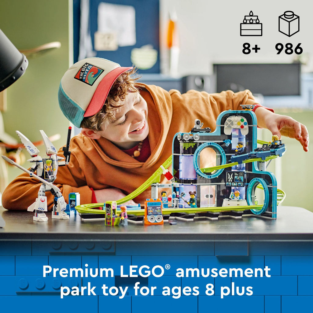 LEGO 60421 City Robot World Roller-Coaster Park – Toyworld Australia