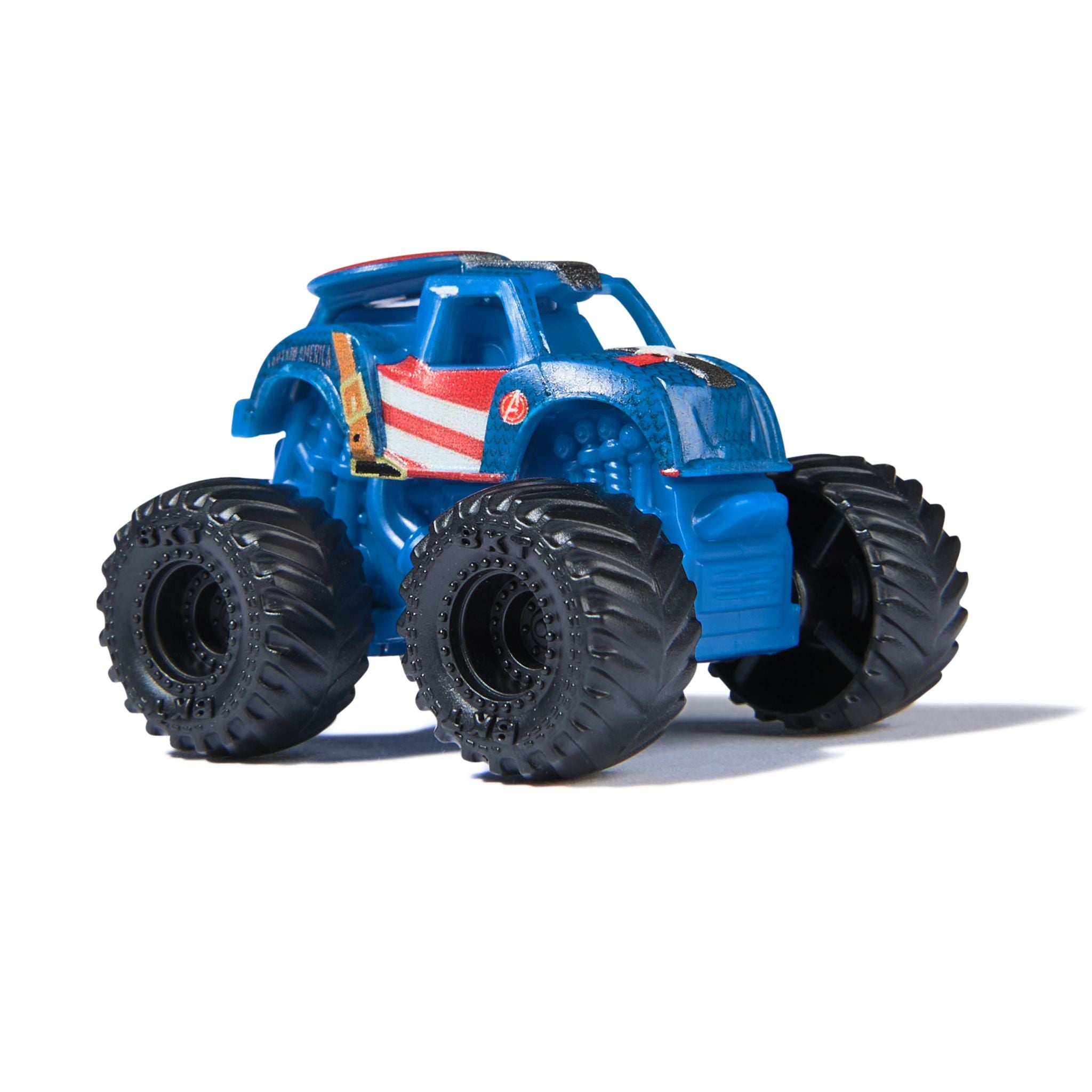 Monster Jam Mini Marvel 3 Pack Bundle - Thor, Captain America & War Ma ...