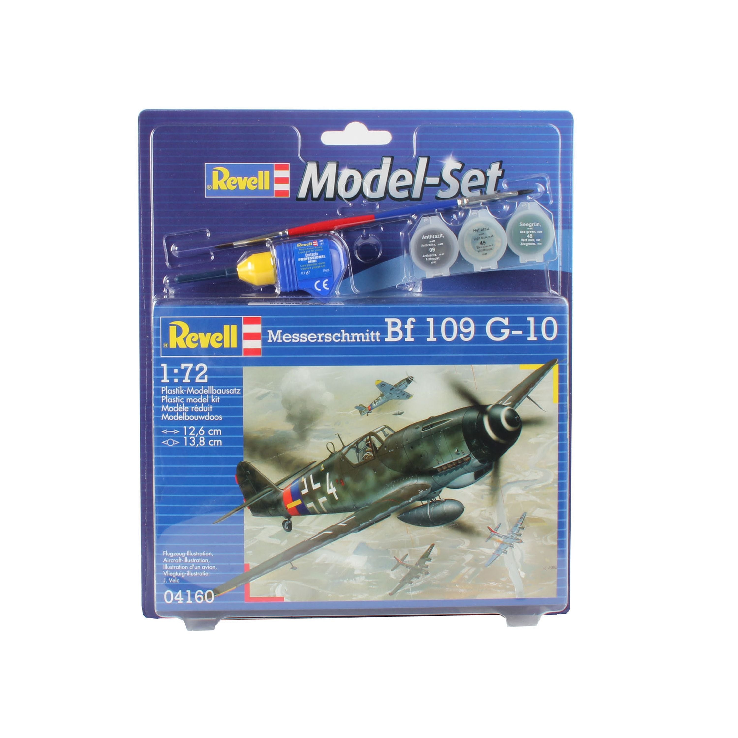 Revell 1:72 Messerschmitt BF 109 G-10 Model Kit – Toyworld Australia