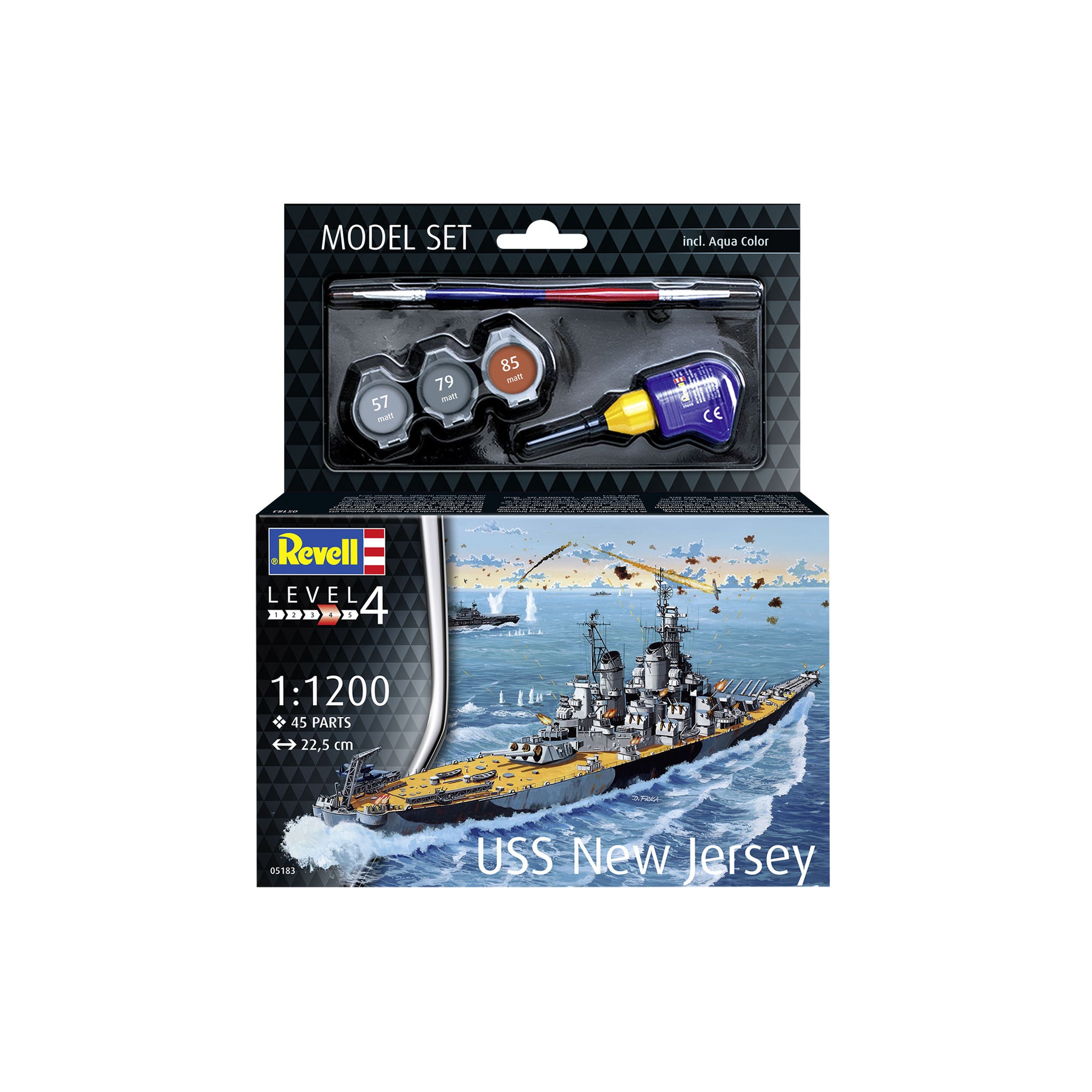 Revell Model Set Battleship USS New Jersey Model Kit – Toyworld Australia