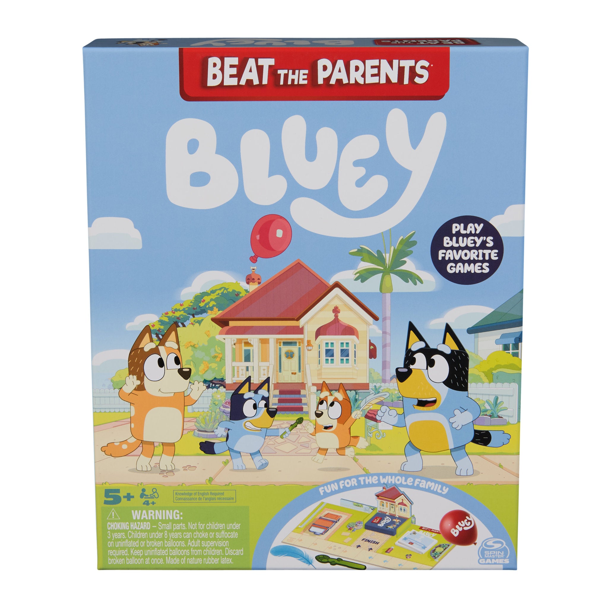 Bluey Beat The Parents Board Game – Toyworld Australia