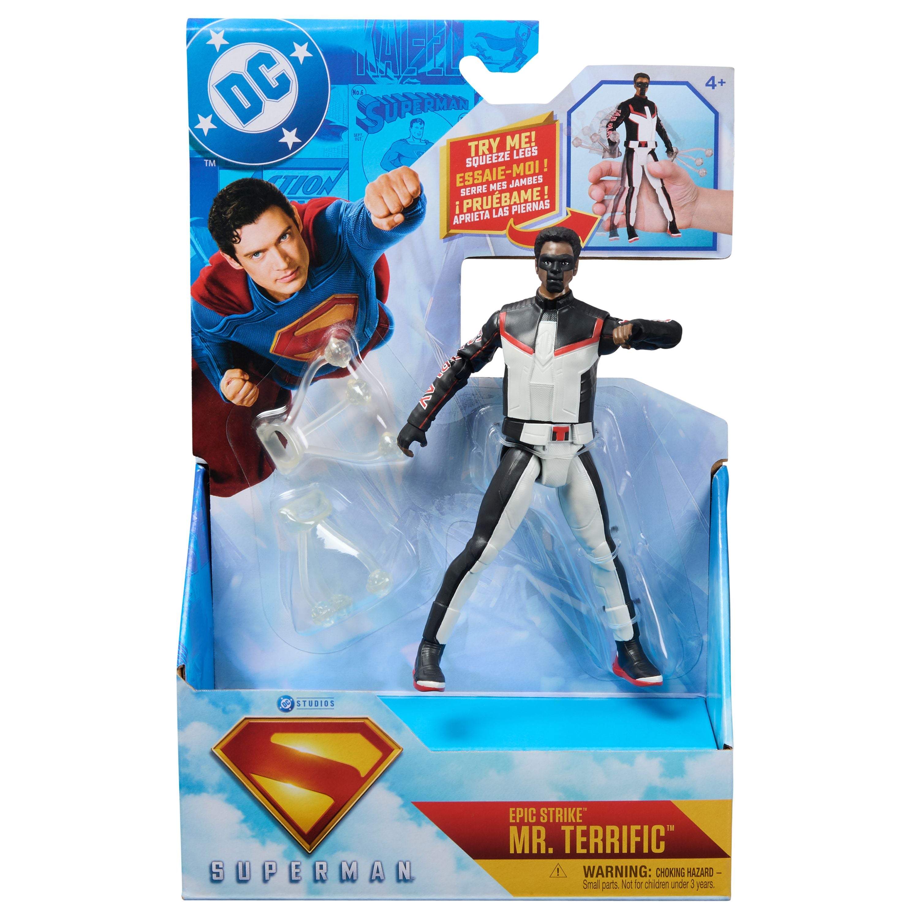 Superman 6 Inch Leg Squeeze Battle Attack Mr Terrific – Toyworld Australia