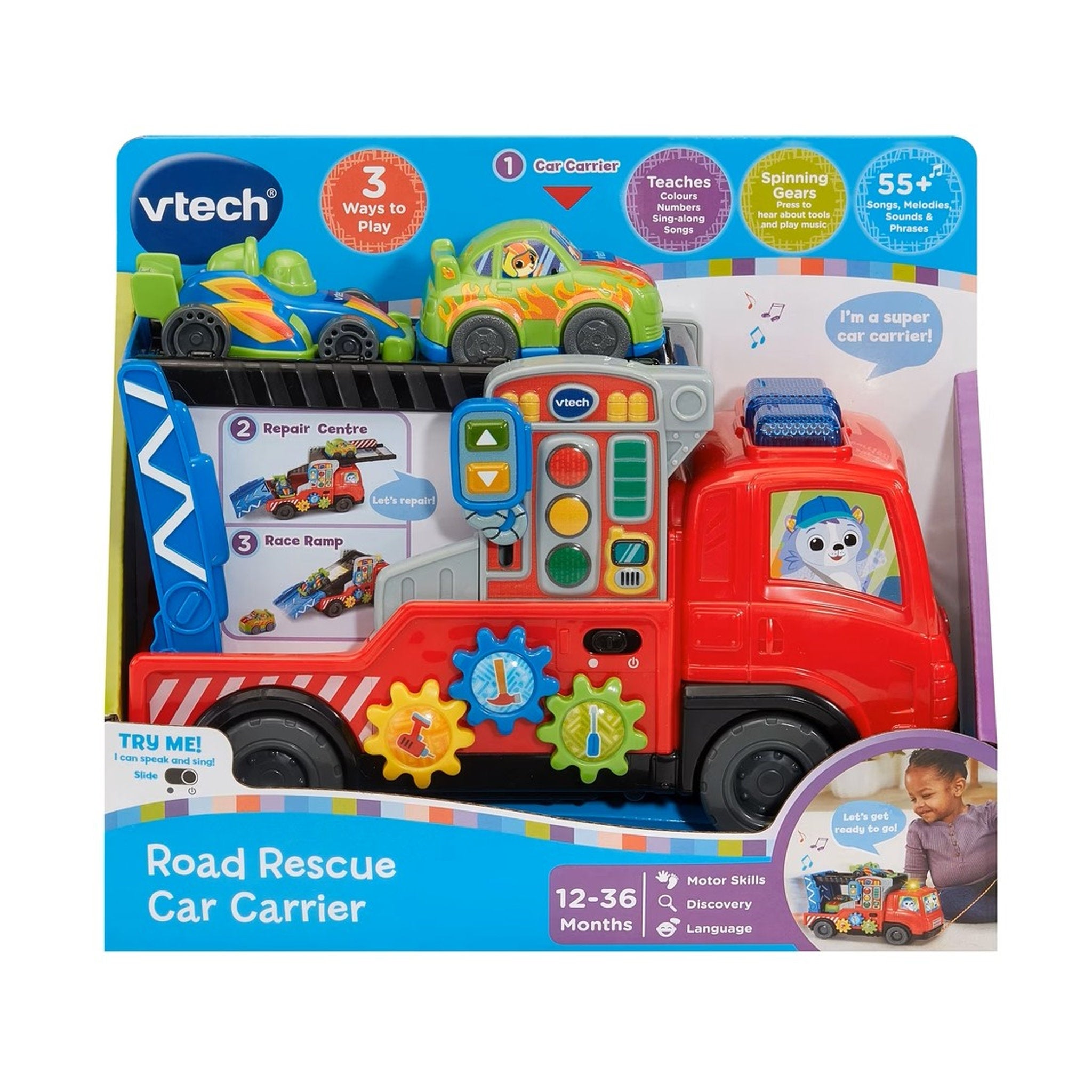 VTech Road Rescue Car Carrier – Toyworld Australia