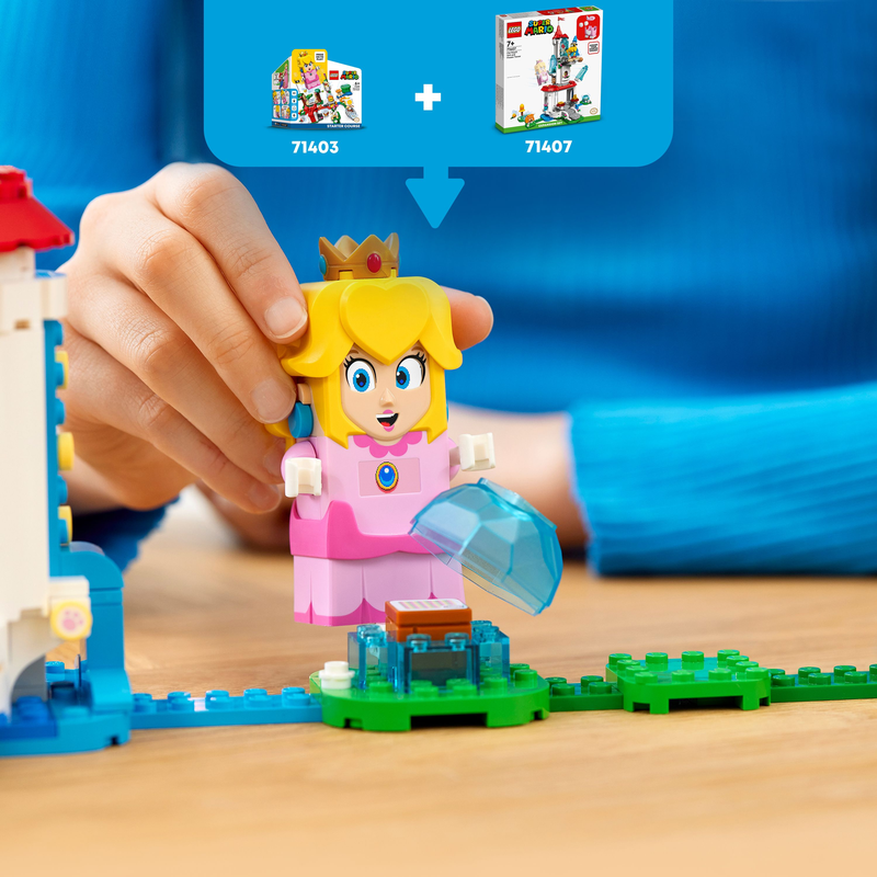 LEGO 71407 Super Mario Cat Peach Suit And Frozen Tower Expansion Set ...