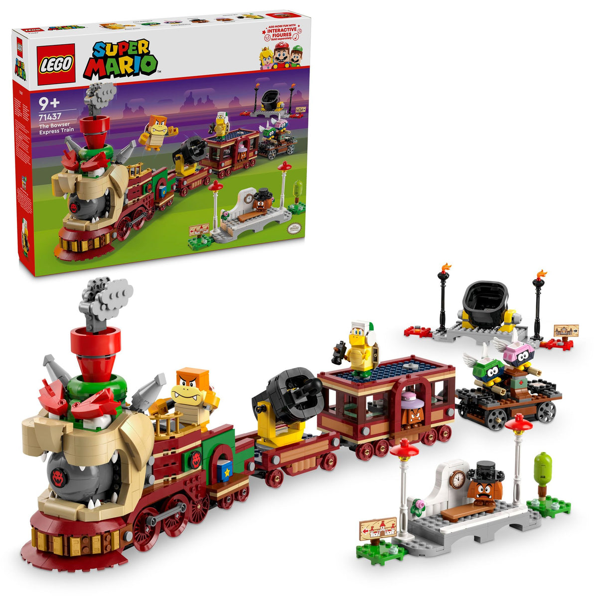 LEGO 71437 Super Mario The Bowser Express Train – Toyworld Australia