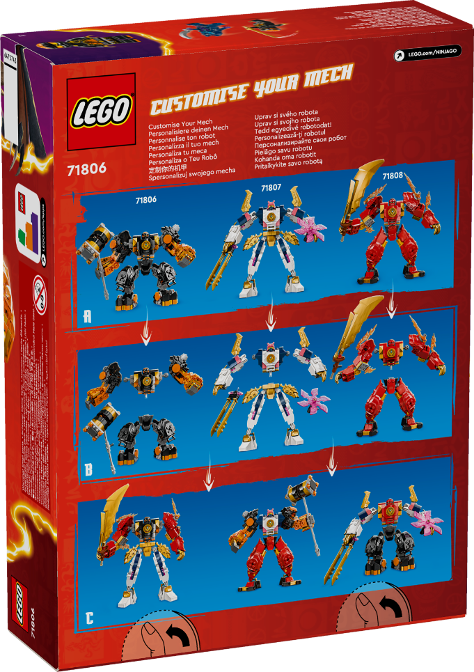 LEGO 71806 NINJAGO COLE'S ELEMENTAL EARTH MECH – Toyworld Australia