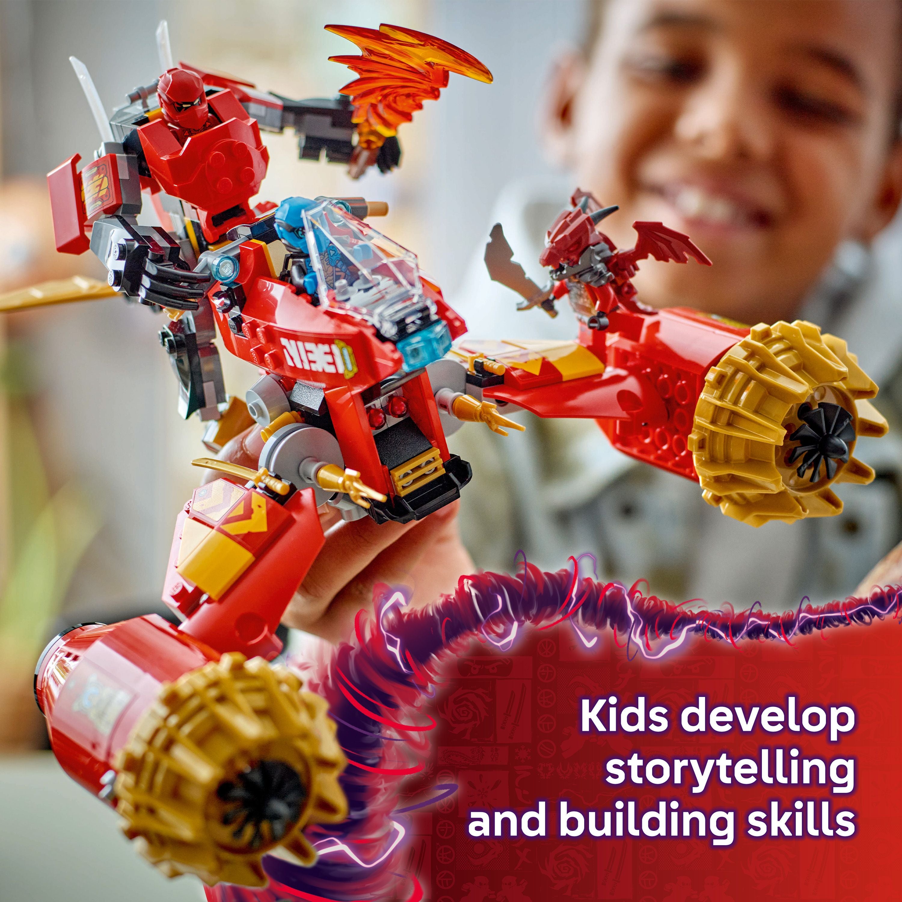 LEGO 71830 Ninjago Kai's Mech Storm Rider – Toyworld Australia