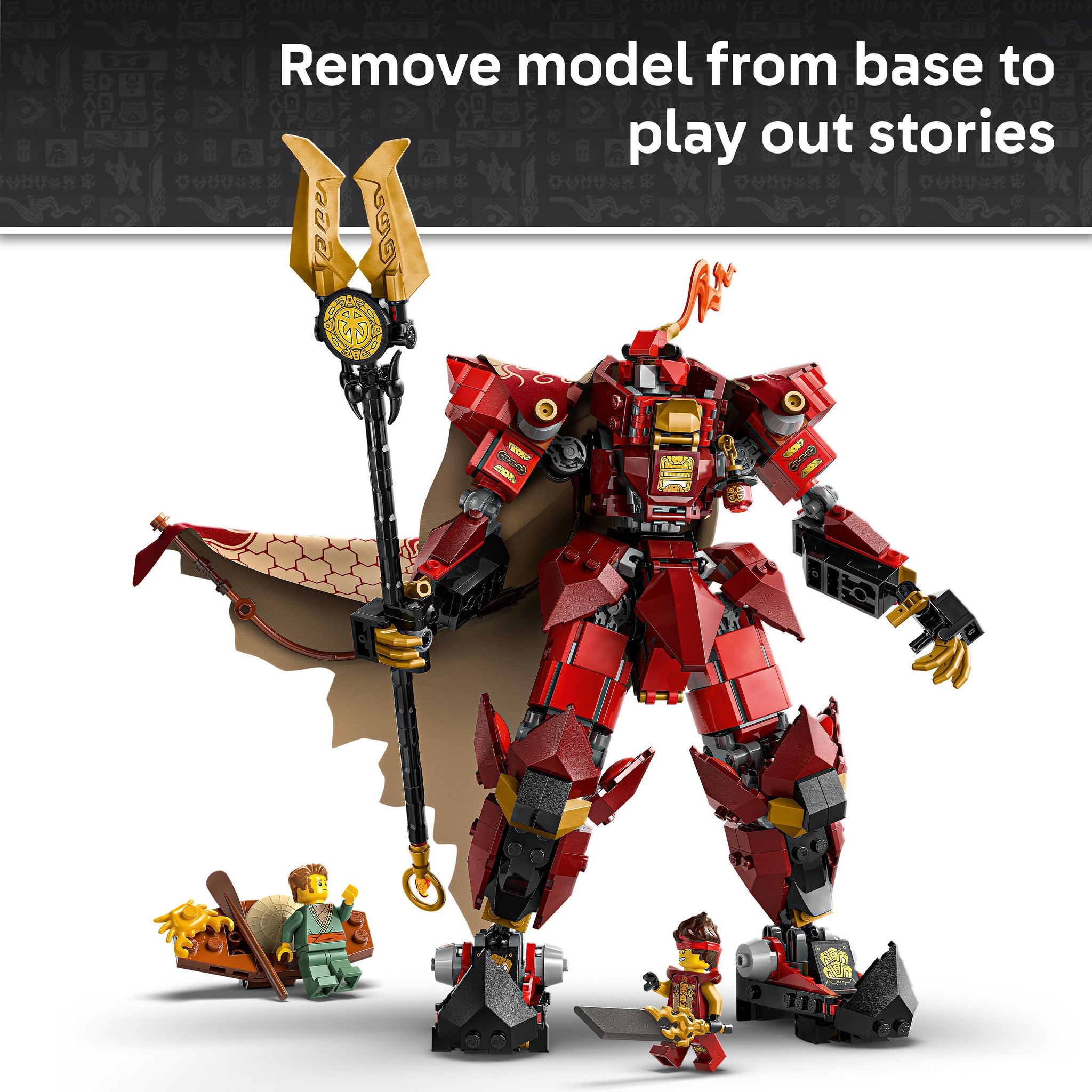 LEGO 71846 NINJAGO The Fire Knight Mech – Toyworld Australia