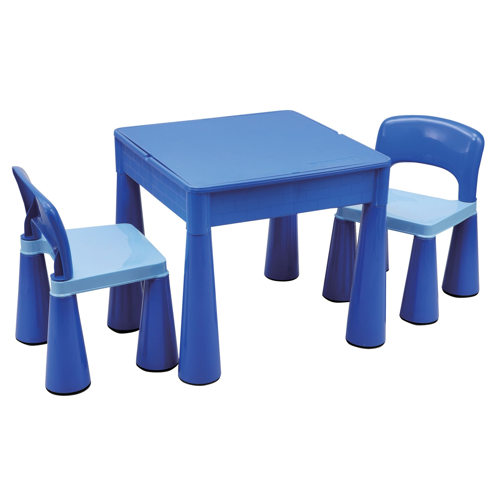 Monarch Children's Block Table & 2 Chairs - Blue – Toyworld Australia