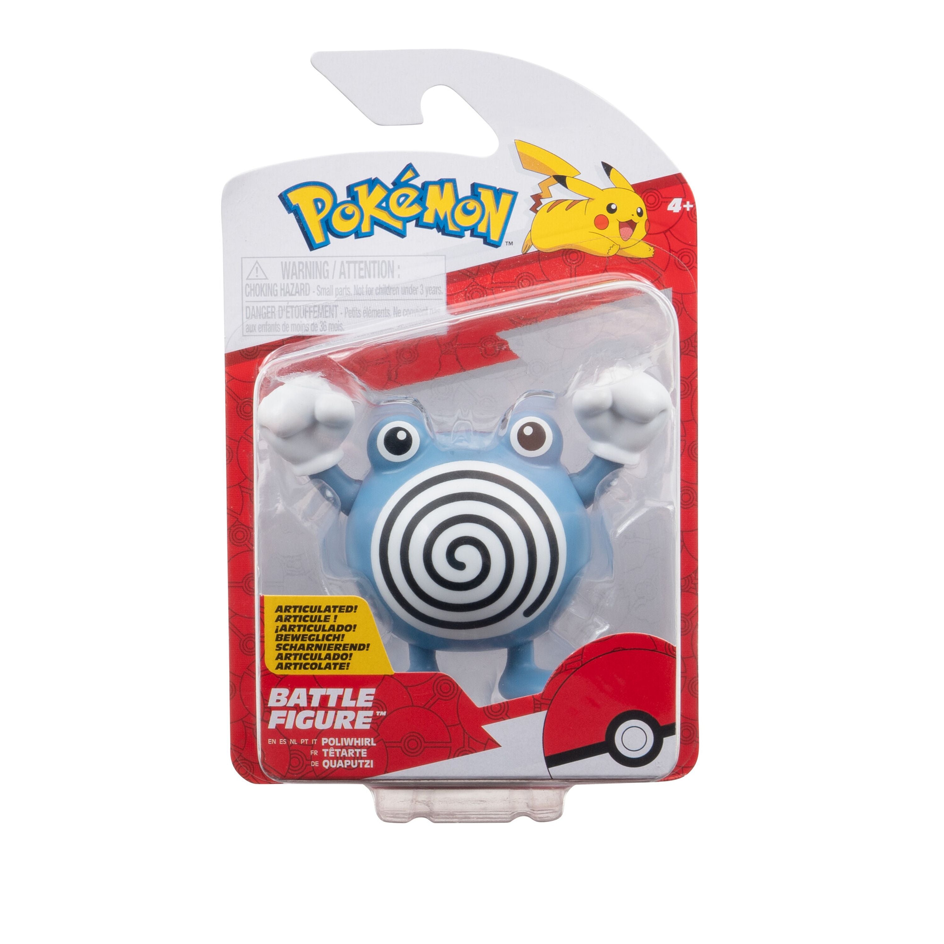 Pokemon 2 & 3 Inch Battle Figure Pack Poliwhirl – Toyworld Australia