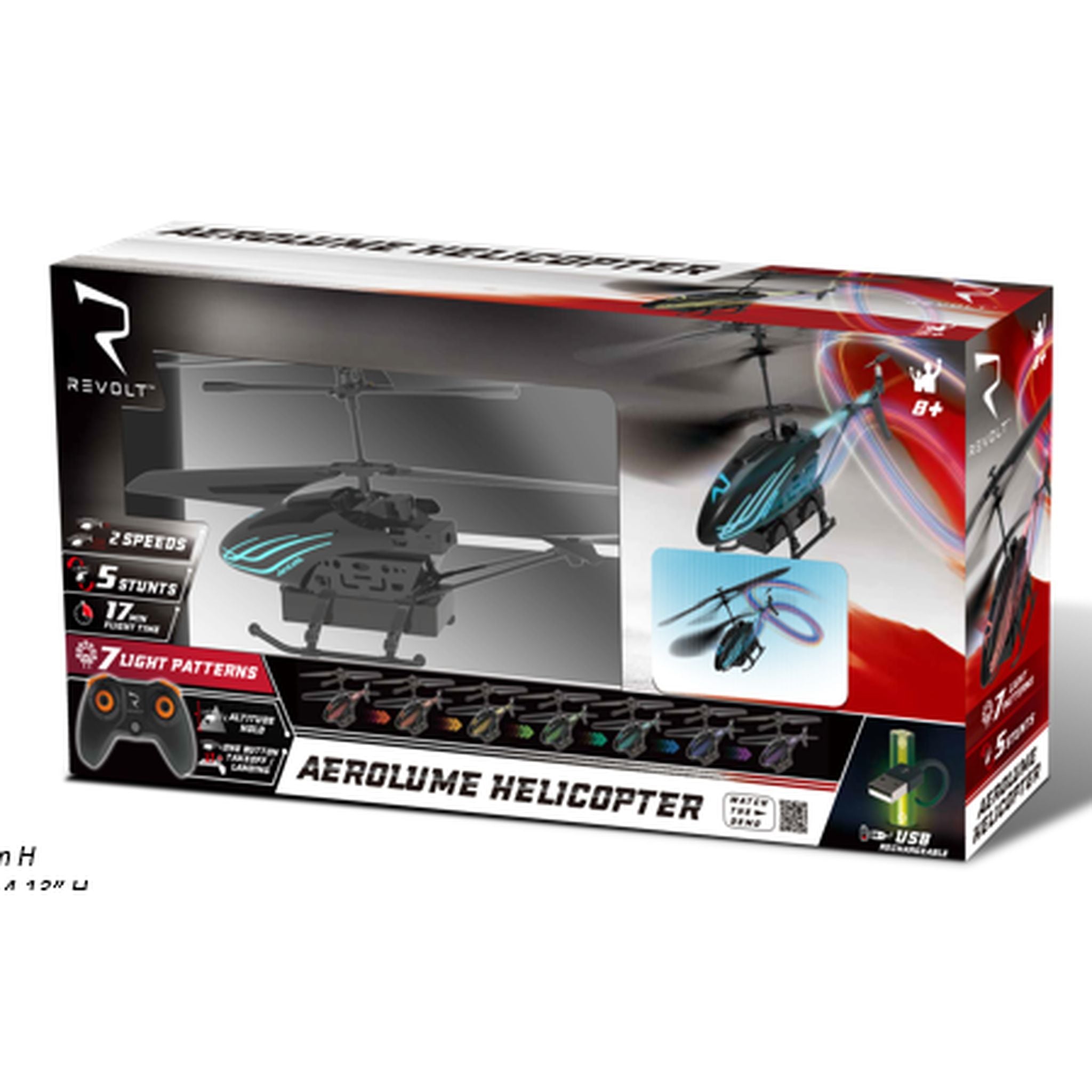 Revolt AeroLume Remote Control Helicopter – Toyworld Australia
