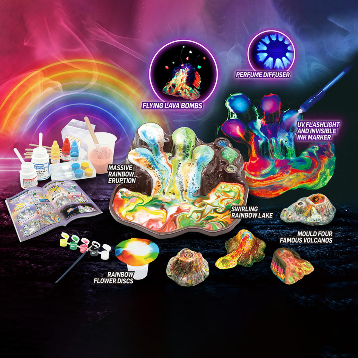 Australian Geographic Rainbow Volcano Lava Lab – Toyworld Australia