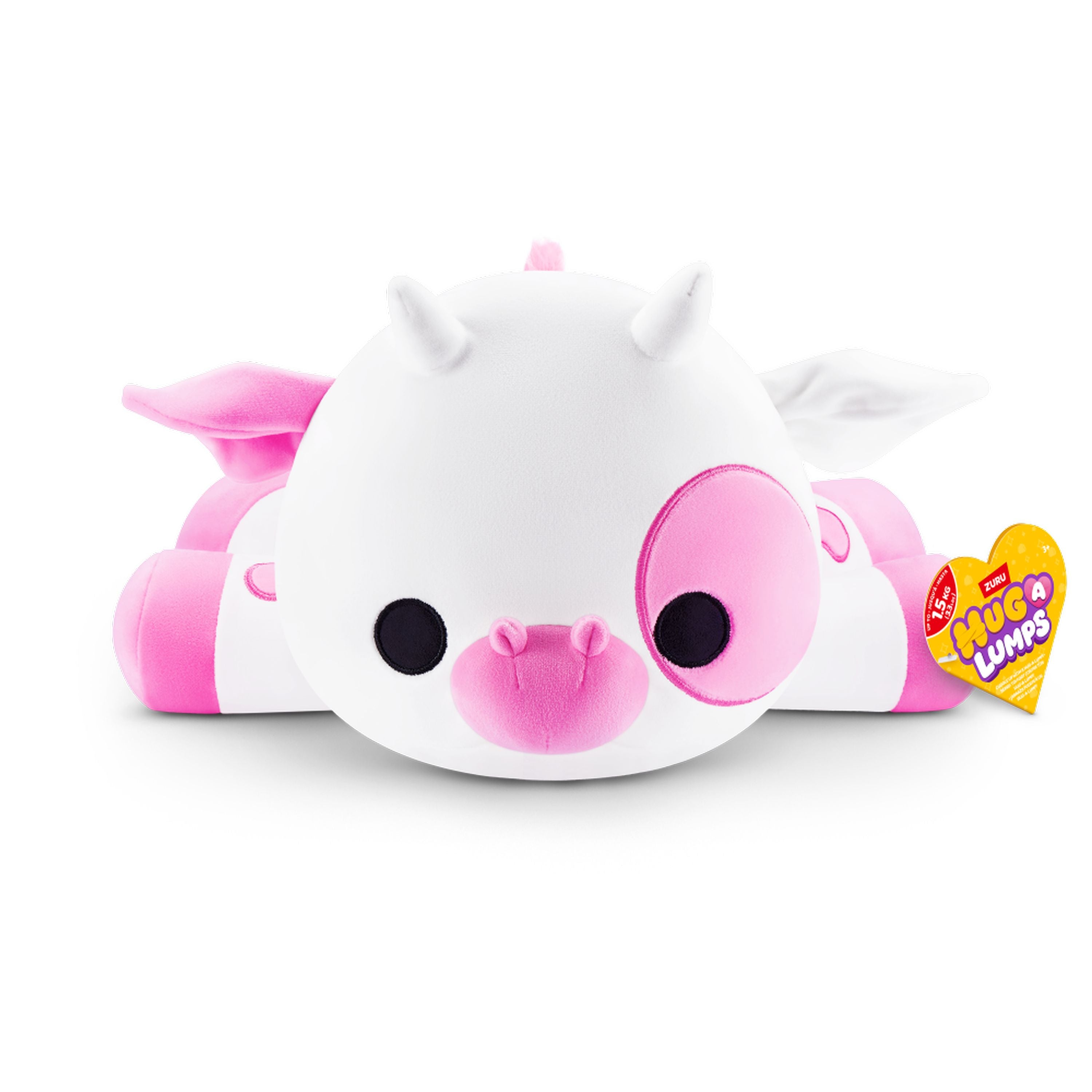 ZURU Hug A Lumps Medium S2 Weighted Plush - Clover the Cow – Toyworld ...